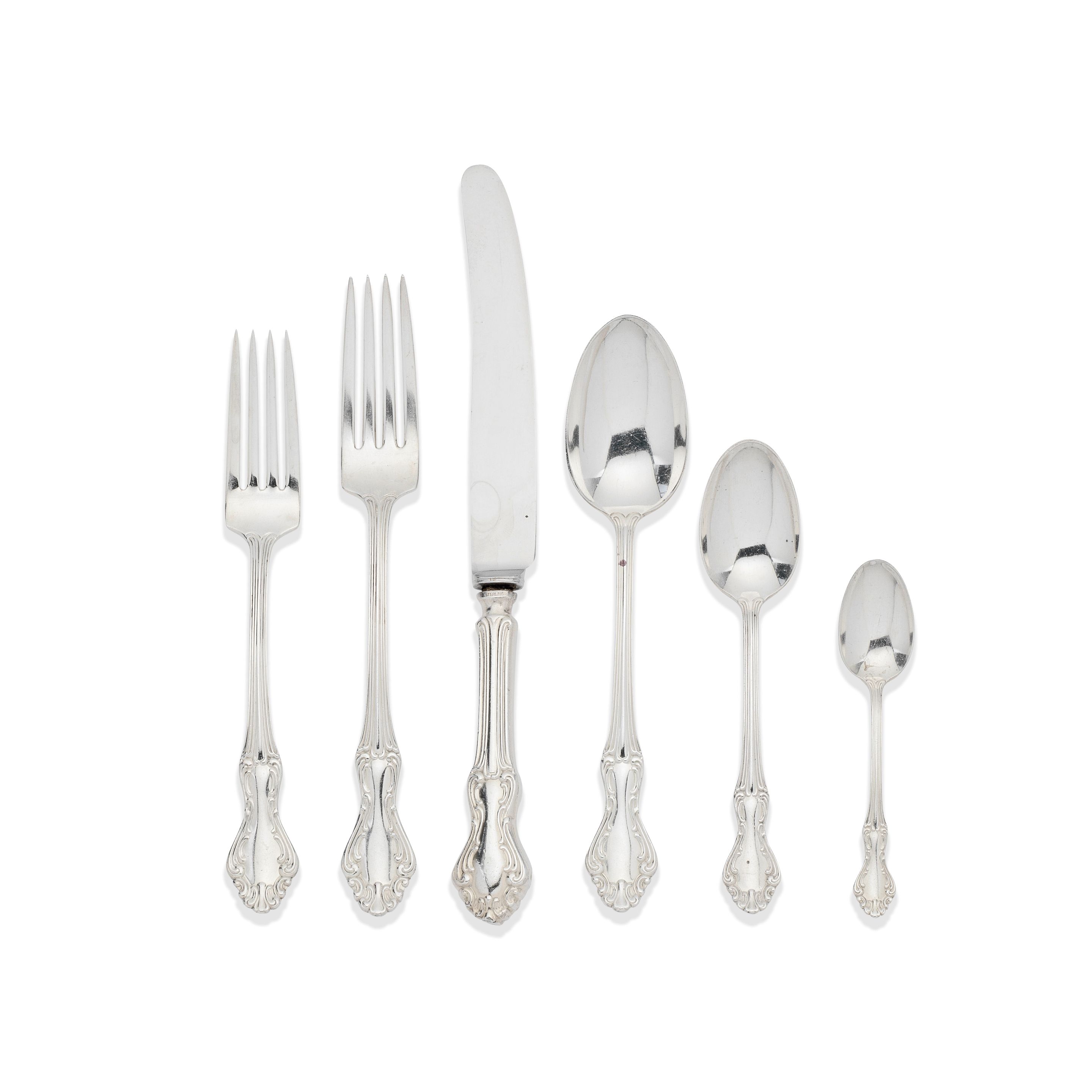 Bonhams : A group of 'Princess Elizabeth' pattern American silver ...