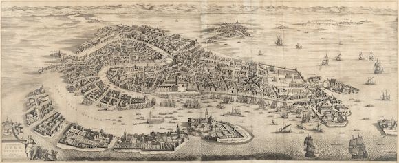 Bonhams : VENICE AA (PIETER VAN DER) Celeberrima urbs Venetiae, Leiden ...