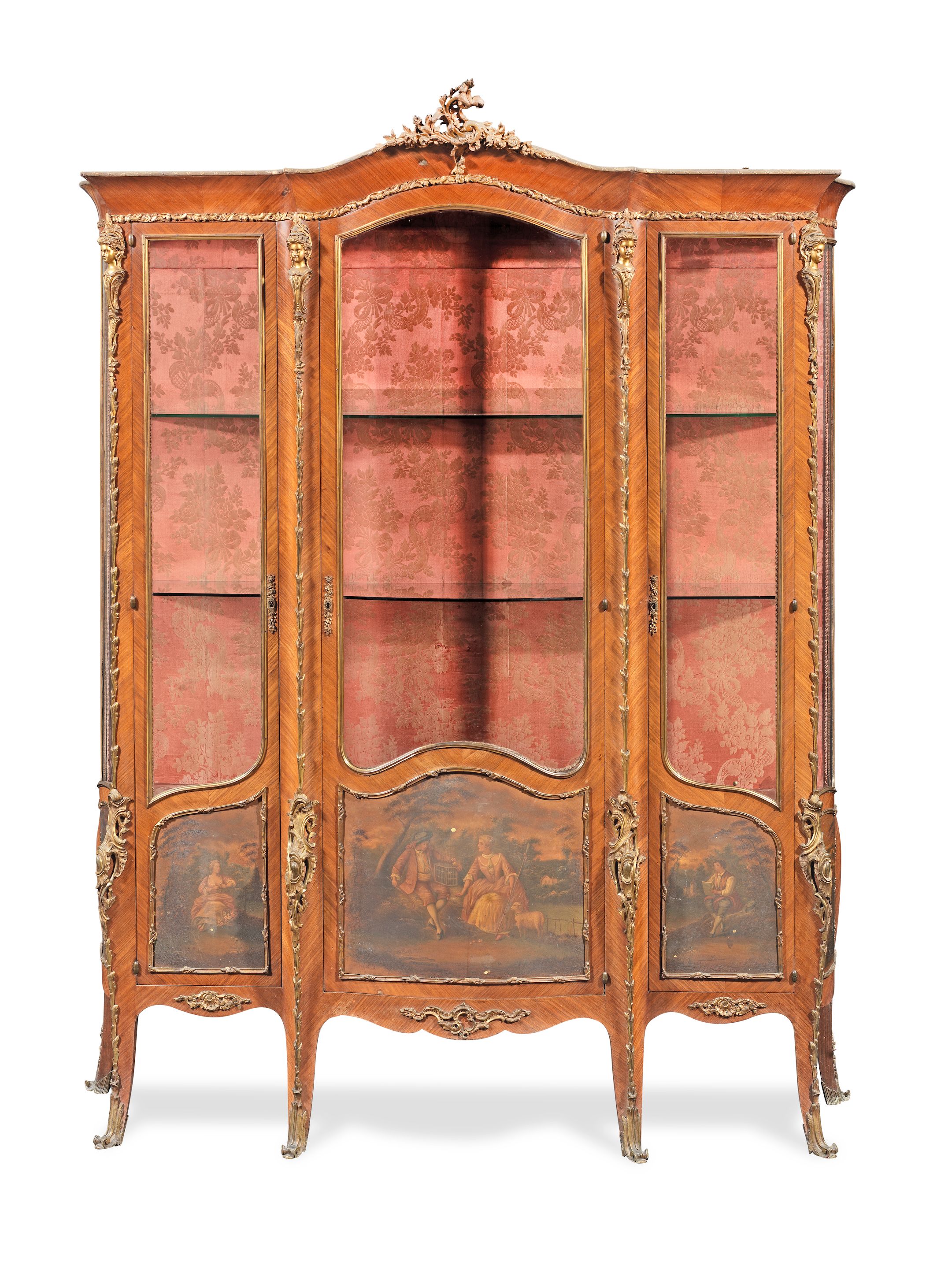 Bonhams : A French late 19th/early 20th century gilt bronze mounted ...