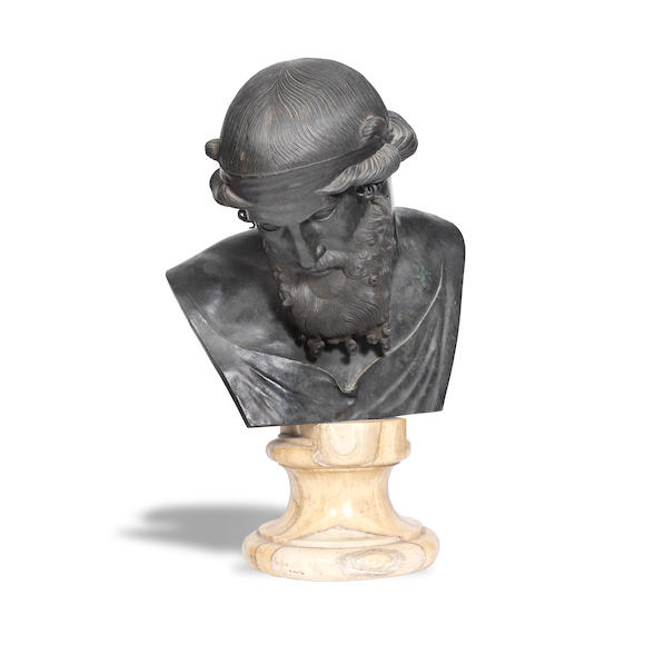 Bonhams A Late 19th 20th Century Neapolitan Patinated Bronze Bust