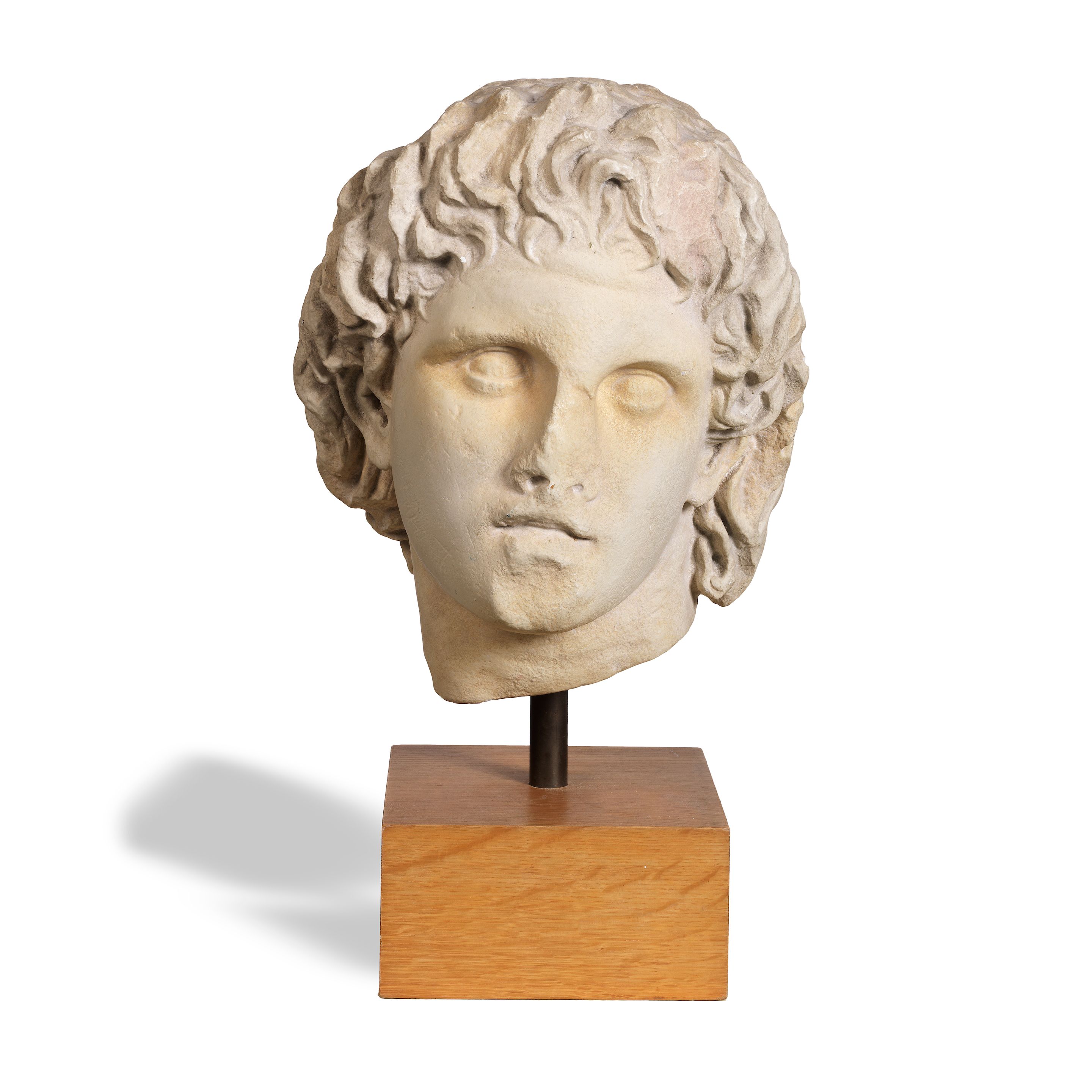 Bonhams : A composition bust of the head of Alexander after the antique ...