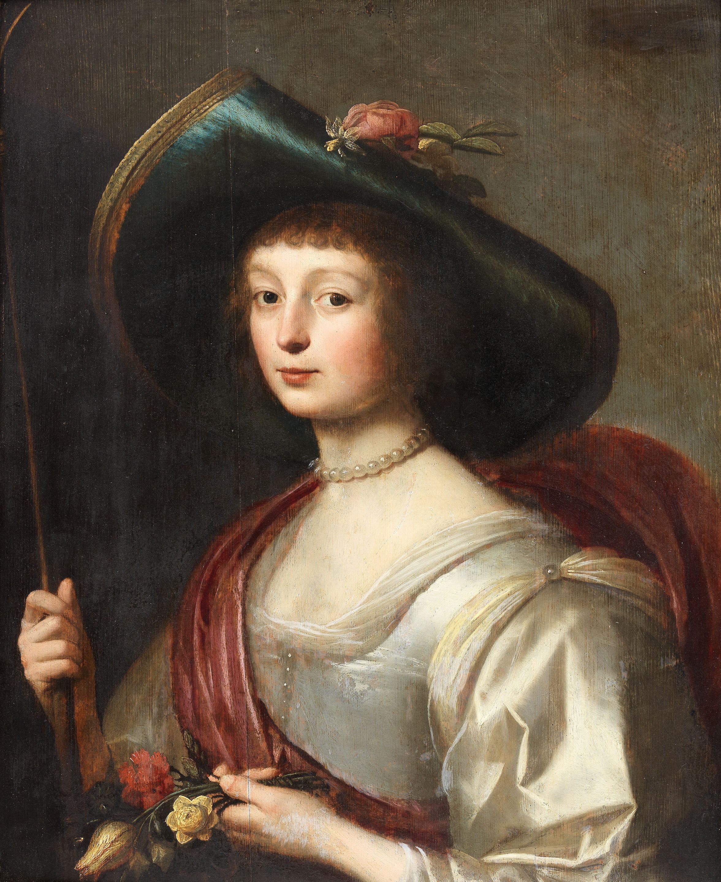 Bonhams : Gerrit van Honthorst (Utrecht 1590-1656) Portrait of a lady ...