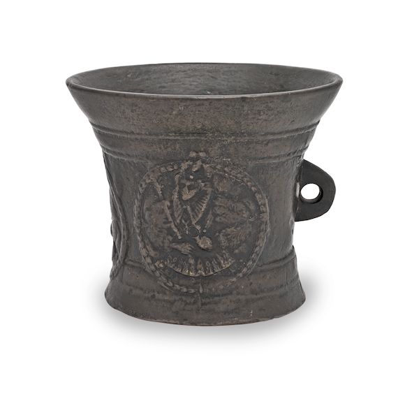 Bonhams A Rare Elizabeth I Leaded Bronze Mortar Late 16th Century By An Unidentified Foundry