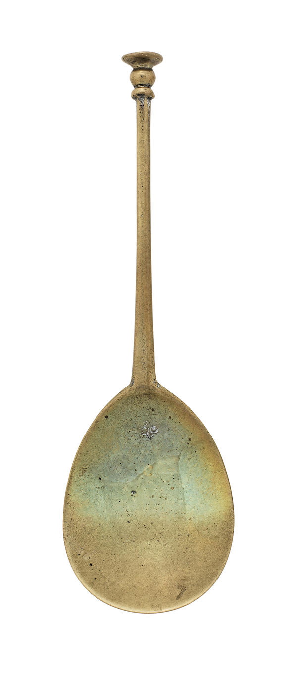 Bonhams A Latten Seal Knop Spoon Probably London Circa 1600