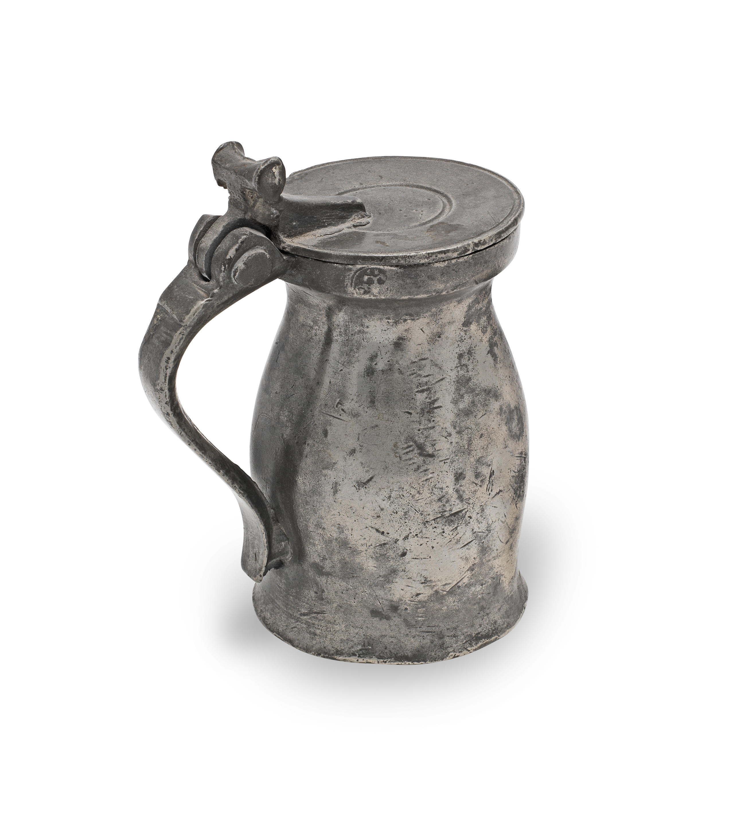 Bonhams A Rare Charles Ii Pewter Oews Gill Hammerhead Baluster