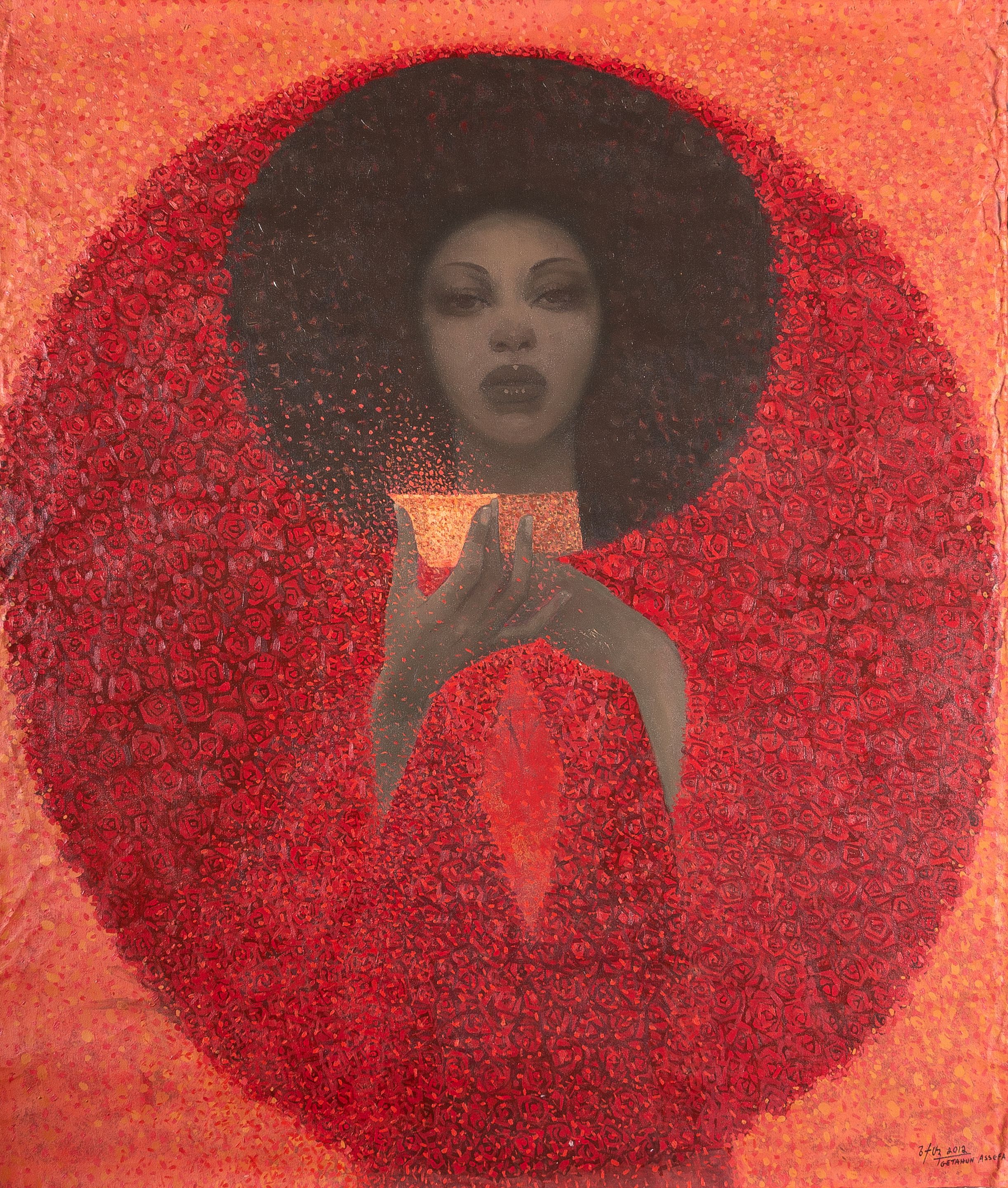 Bonhams : Getahun Assefa Balcha (Ethiopian, born 1967) Coffee aroma ...