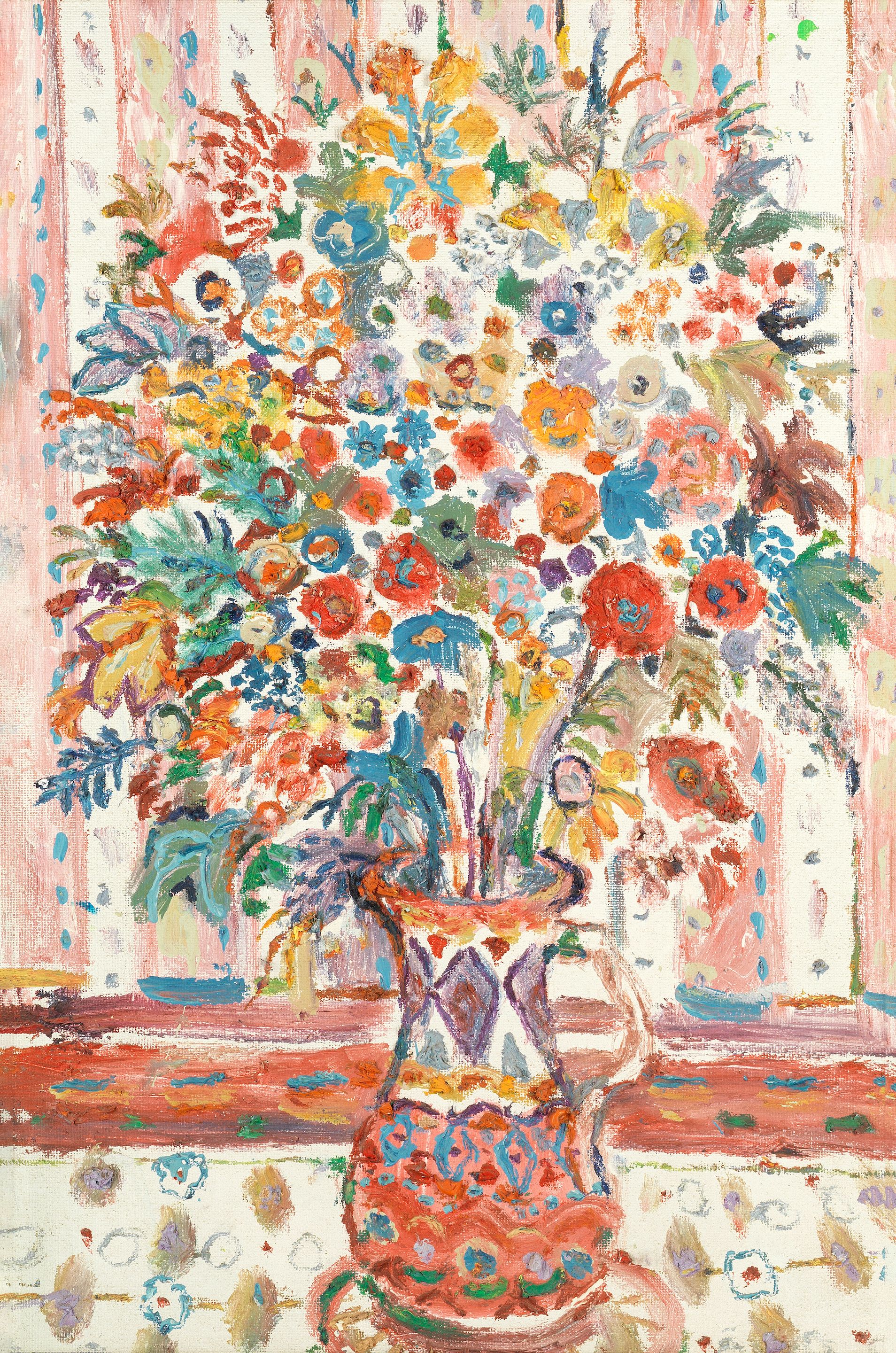 Bonhams : Fred Yates (British, 1922-2008) Summer Flowers