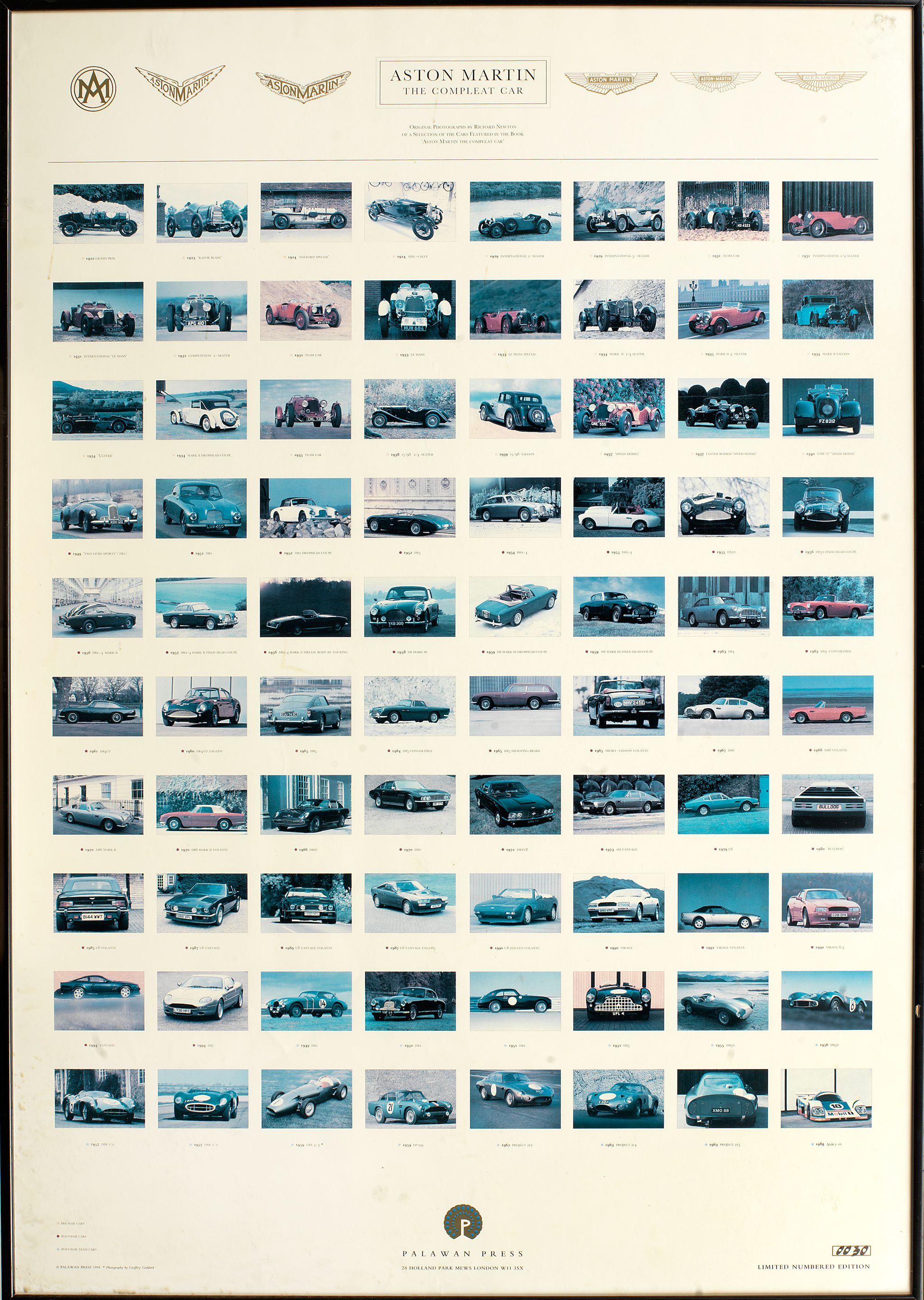 Bonhams Cars : Eleven Aston Martin prints, posters and advertisements ...