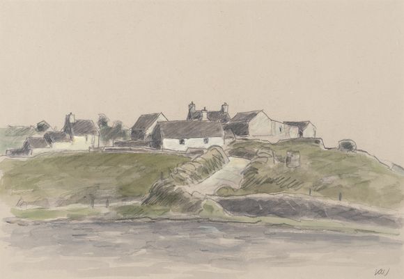 Bonhams : Sir Kyffin Williams R.A. (British, 1918-2006) Farm, Cemlyn