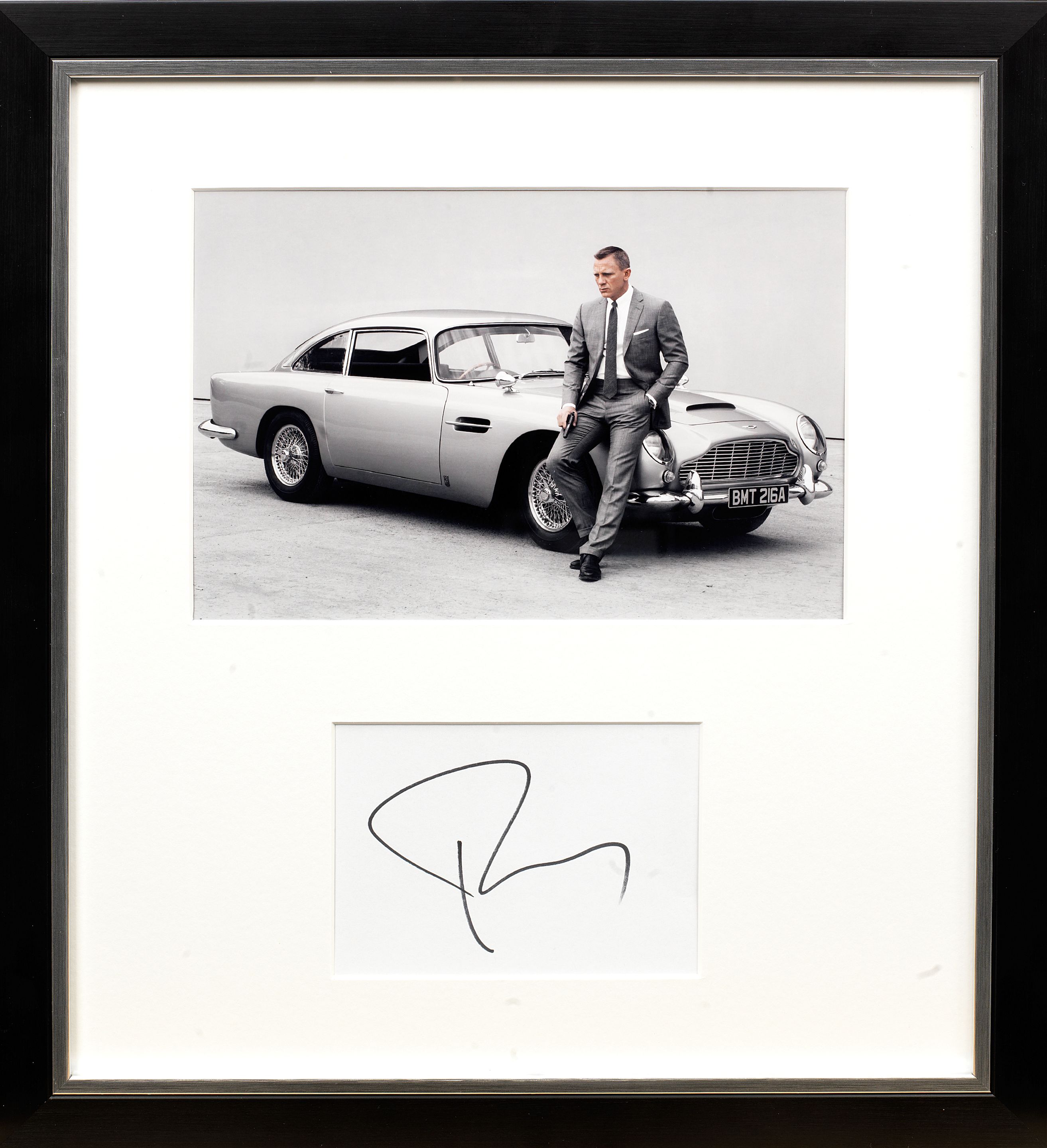 Bonhams Cars : A framed James Bond 'Skyfall' image featuring the Aston ...