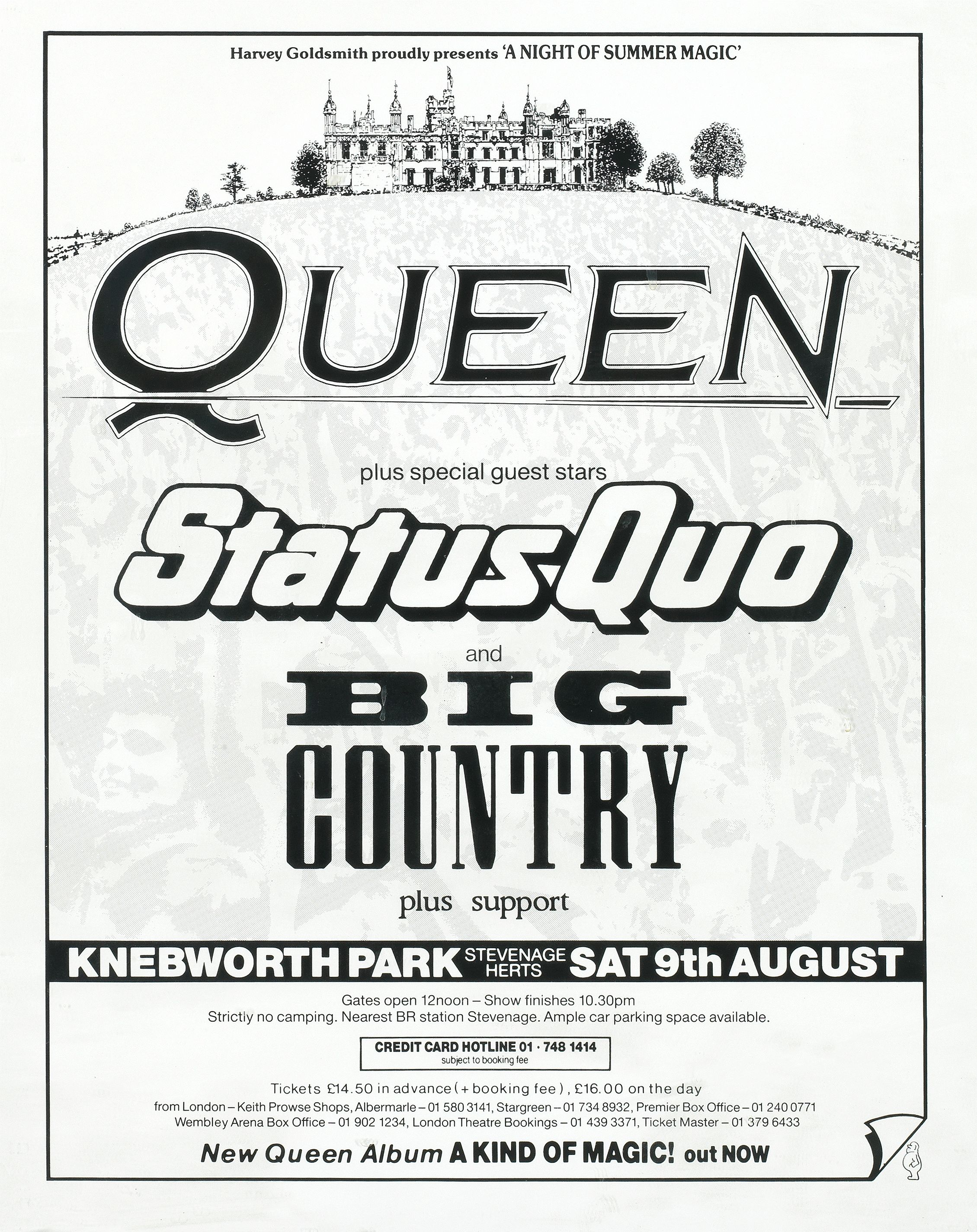 Bonhams : Queen/Status Quo a British promotional poster for Queen ...