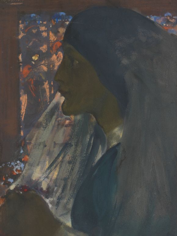 Bonhams : James Watterston Herald (British, 1859-1914) The white veil ...