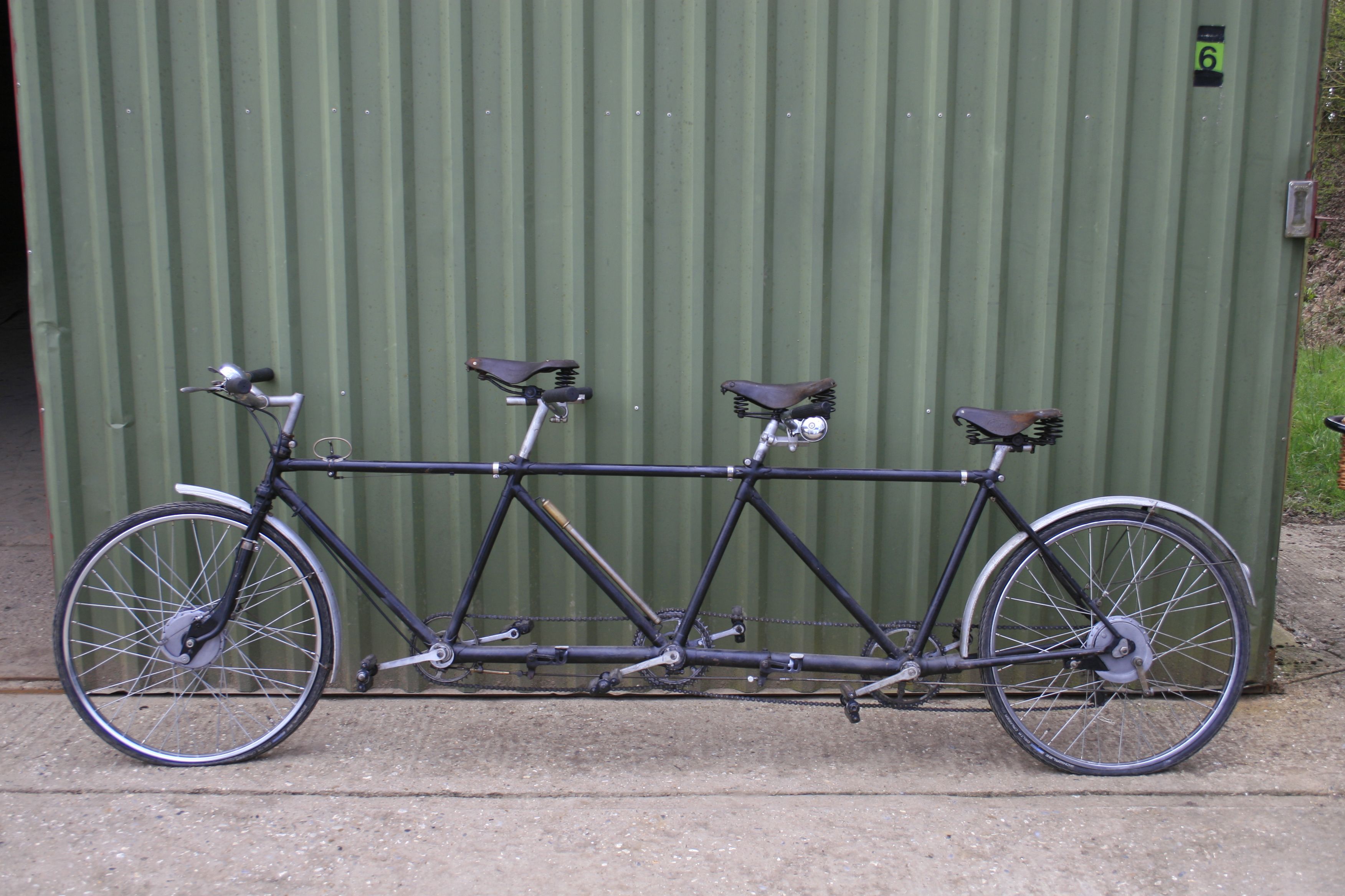 Bonhams Cars : A Gent's Tri-andem three seater bicycle by D & J, ((Qty))