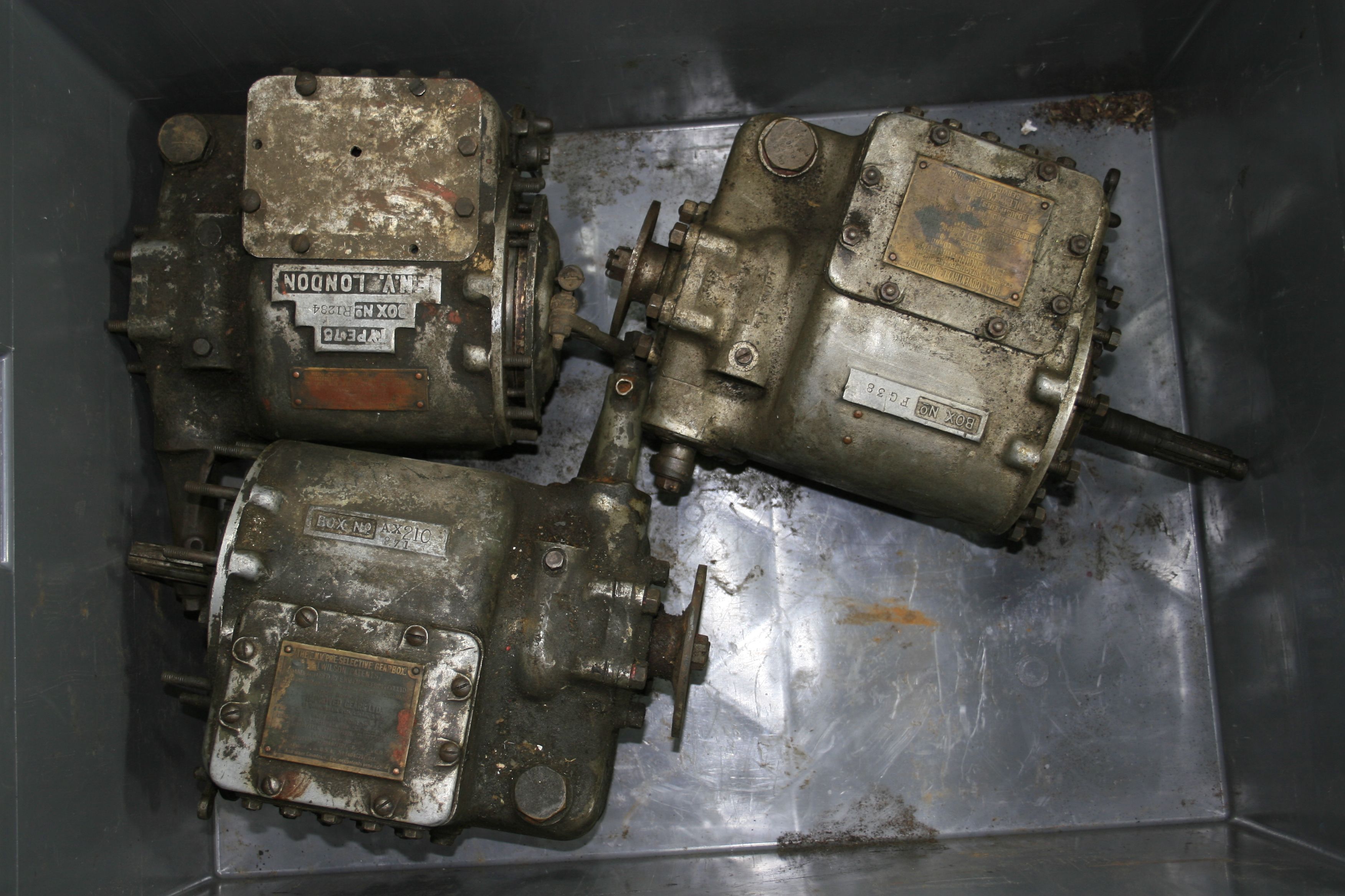 Bonhams Cars : Two pre-selector gearboxes, ((3))