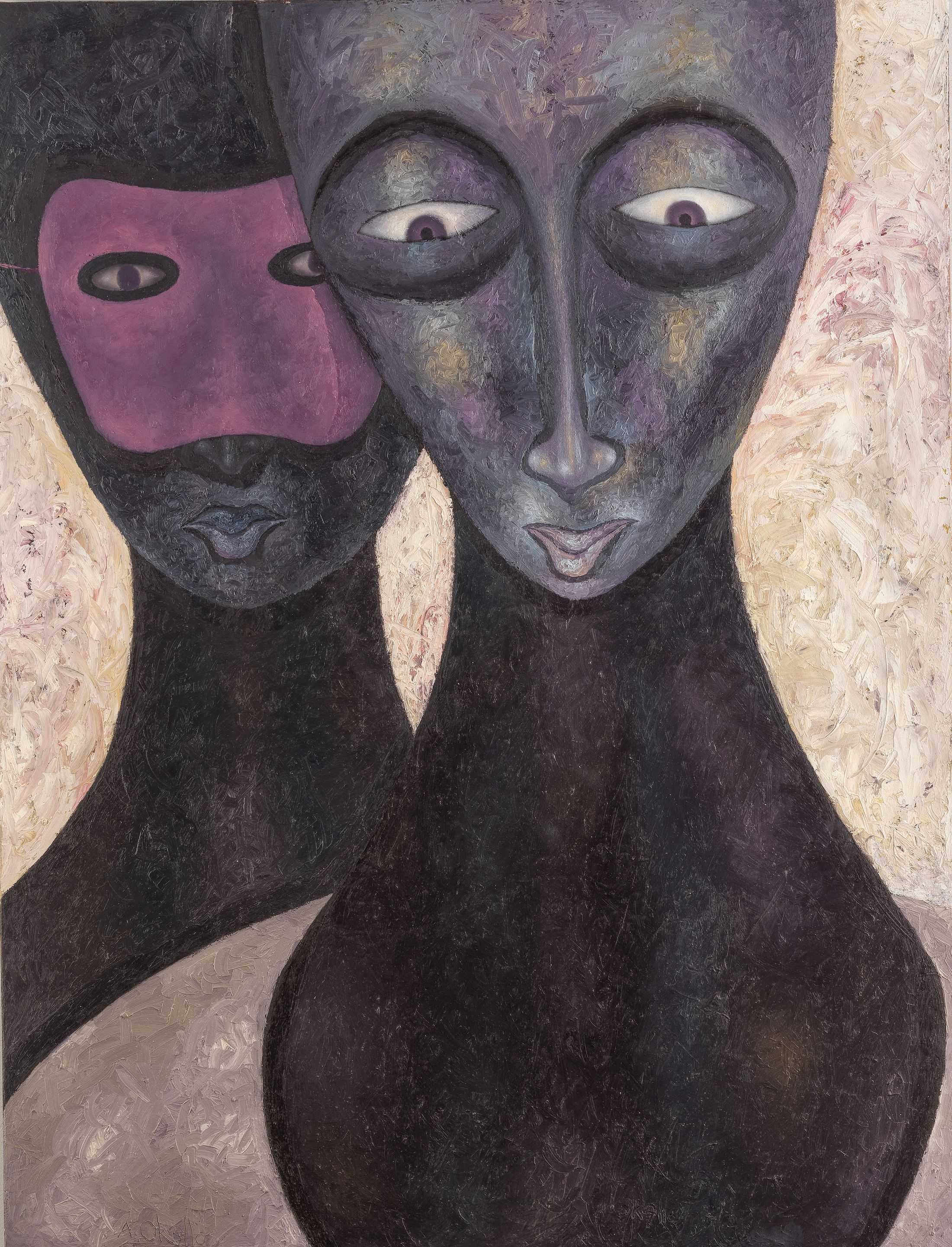Bonhams : Anthony Okello (Kenyan, born 1976) Masquerade II (2013)