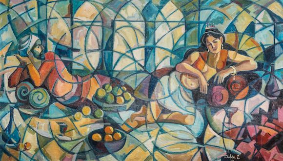Bonhams : Hafiz Drubi (Iraq, 1914-1991) Scheherazade