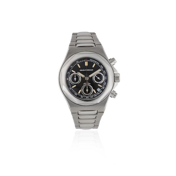 Bonhams : Girard-Perregaux. A Limited Edition stainless steel automatic ...