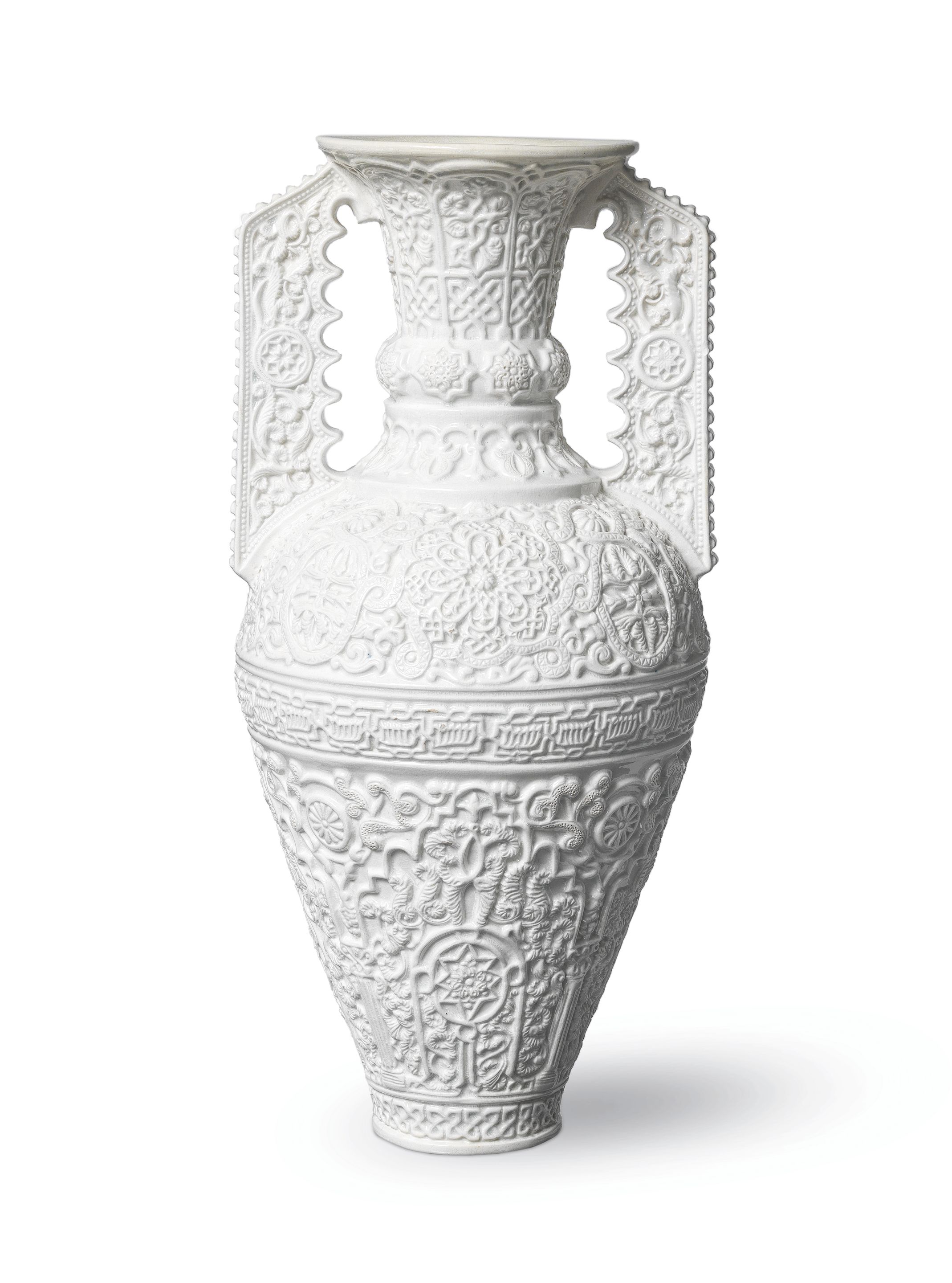 Bonhams : A Nasrid-style pottery Alhambra vase Europe, 19th Century