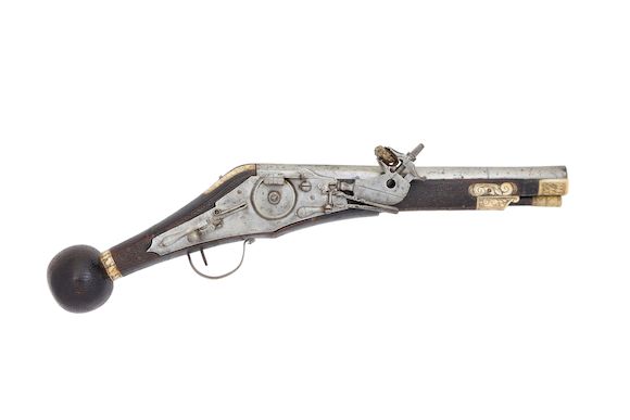 Bonhams : A Rare Saxon 18-Bore Wheel-Lock Holster Pistol (Puffer) Of ...
