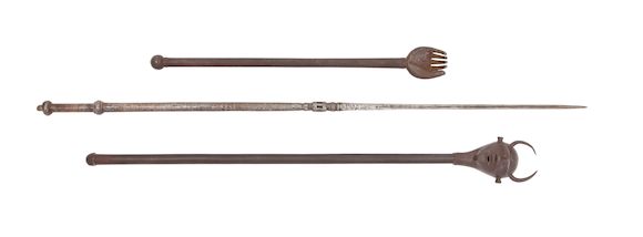 Bonhams : An Indian Lance (Sang), An Indo-Persian Mace, And A Persian ...