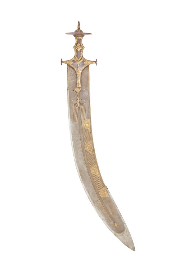 Bonhams : A Massive Indian Processional Headsman's Sword (Tegha)