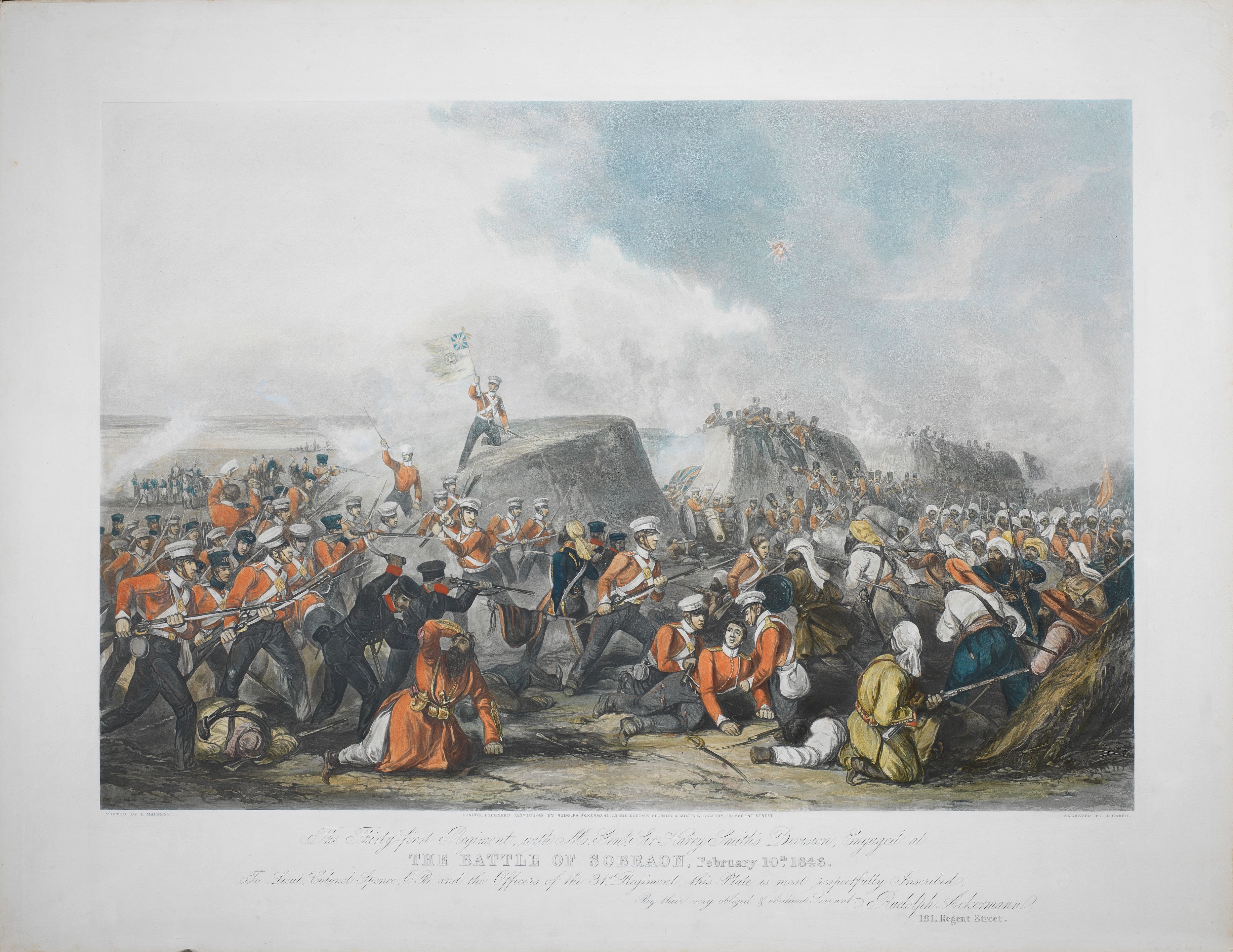The Thirty-First Regiment, with M. Gen. Sir Harry Smith's Division ...