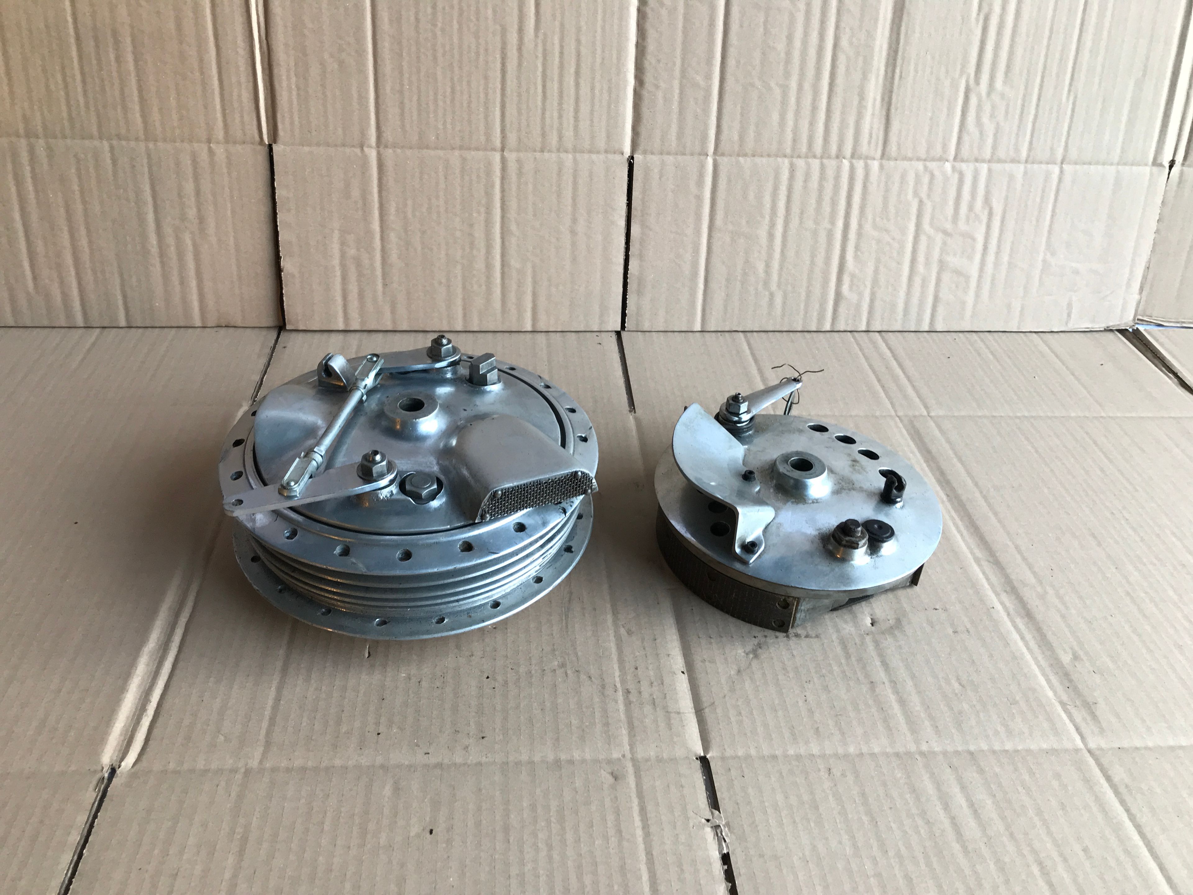 Bonhams Cars : A 'John Tickle Type' Twin Leading Shoe Front Brake plate