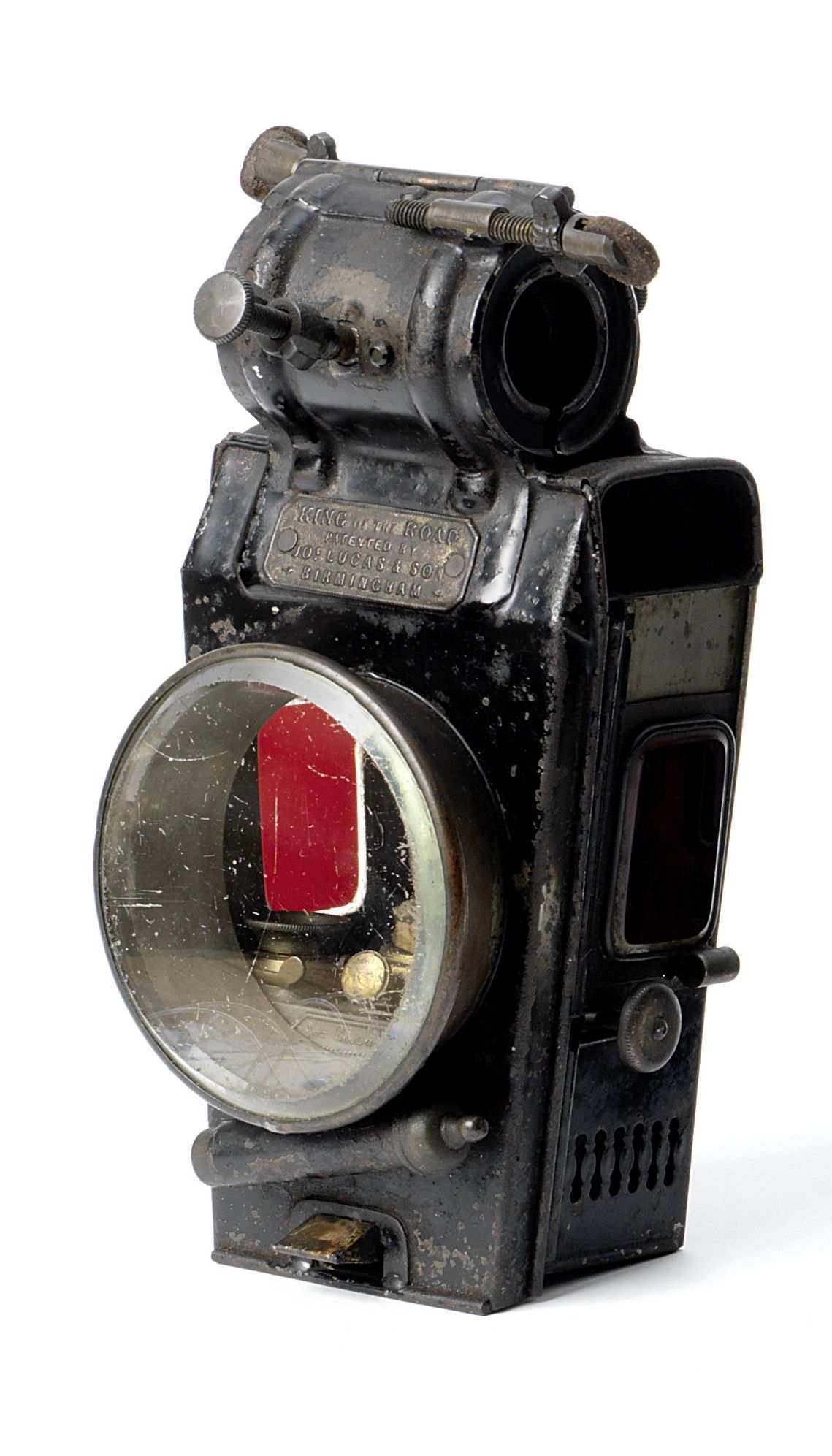 Bonhams Cars : A good Lucas Ordinary bicycle hub lamp, circa 1885,