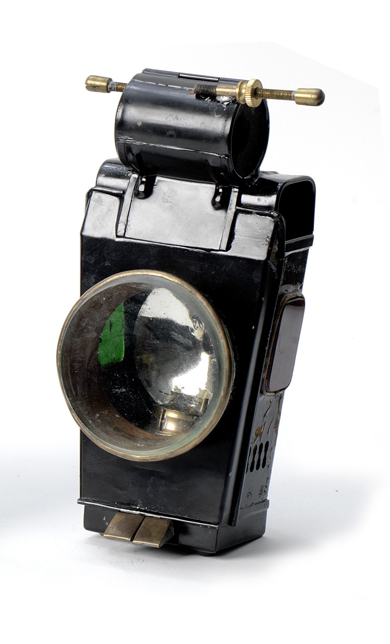 Bonhams Cars : An Ordinary bicycle hub lamp, circa 1885,