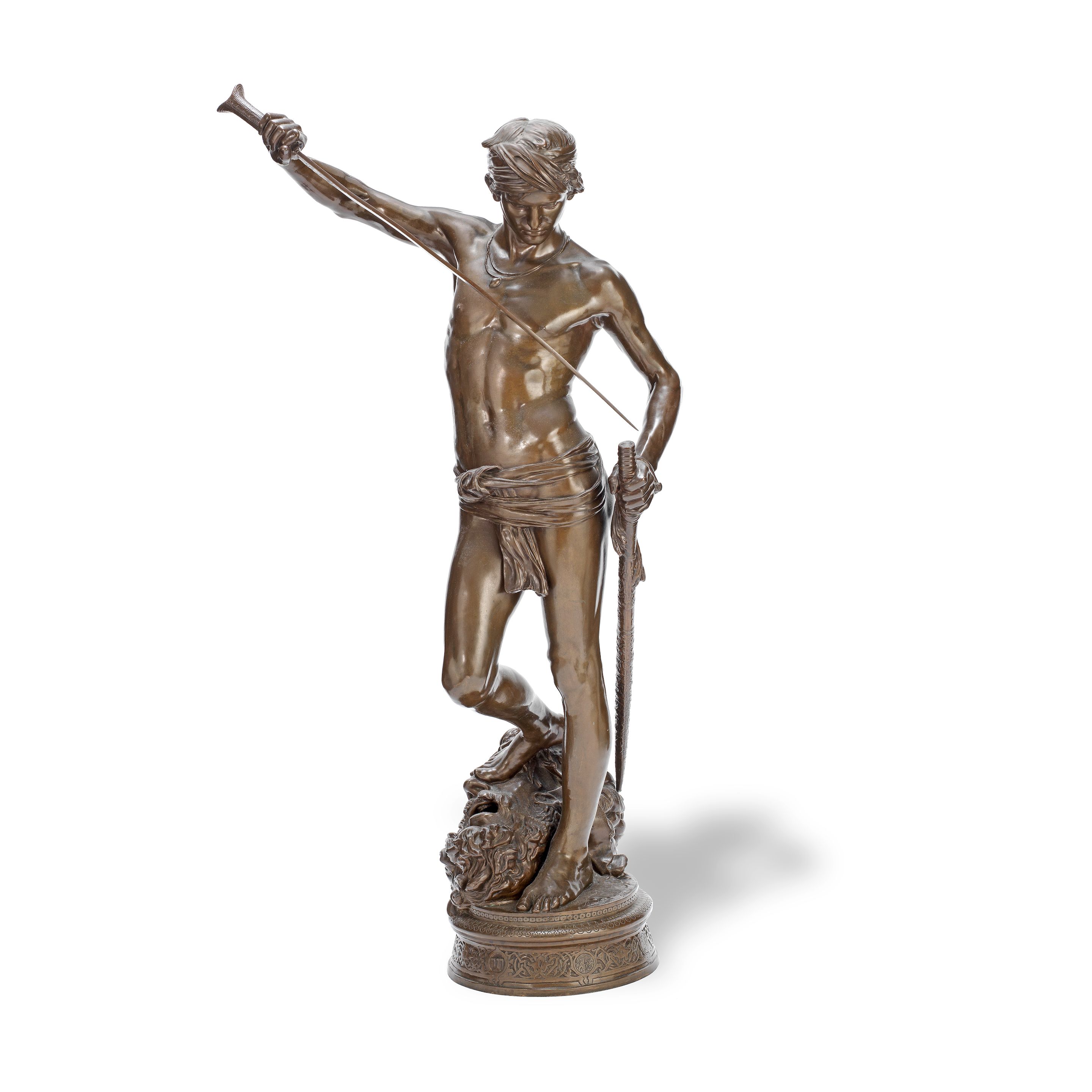 Bonhams : Marius Jean Antonin Mercié (French, 1845-1916) A bronze ...