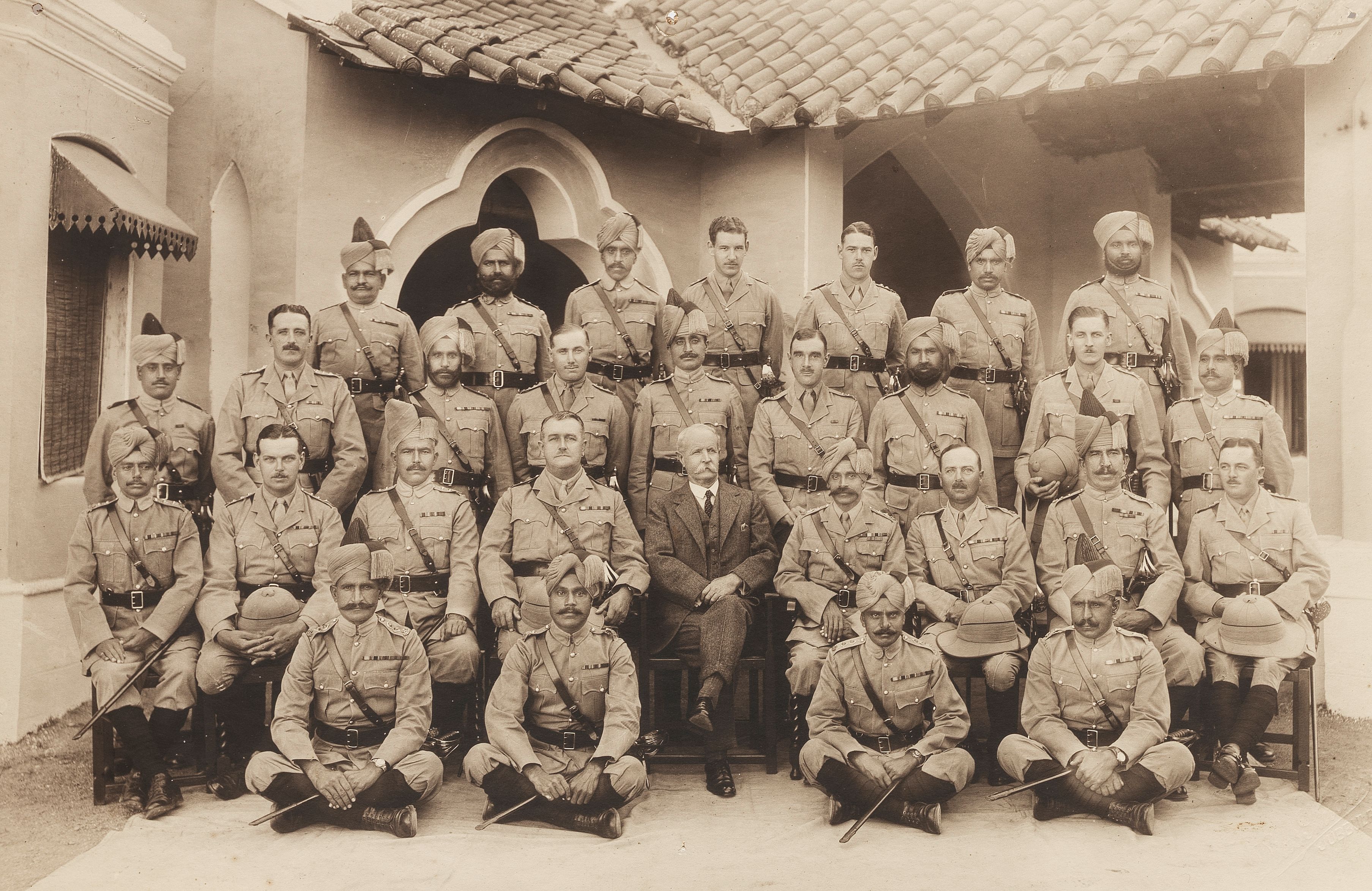 Bonhams : Major-General Alexander Eustace DSO with men of the 52nd ...
