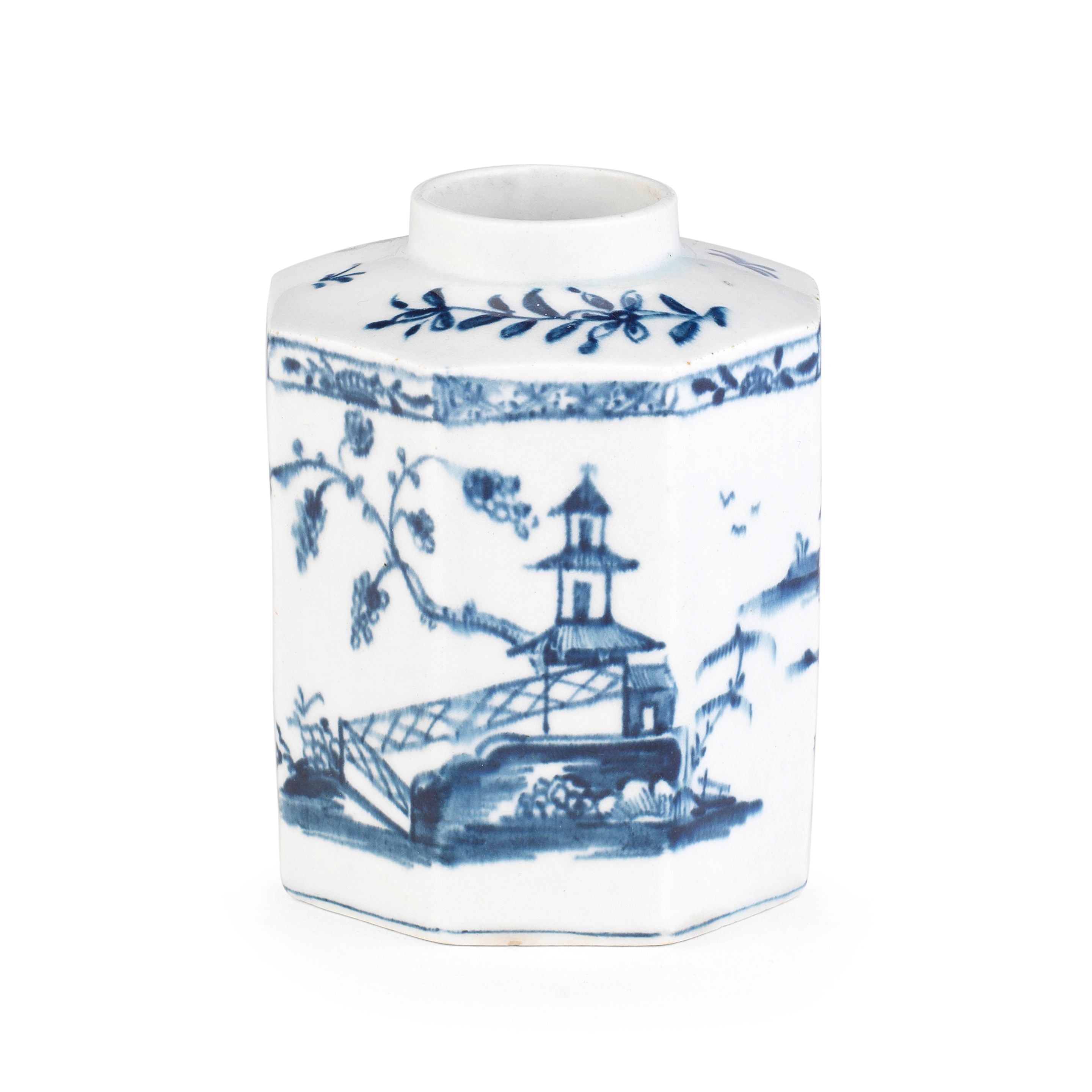 Bonhams : A Lowestoft tea canister, circa 1765