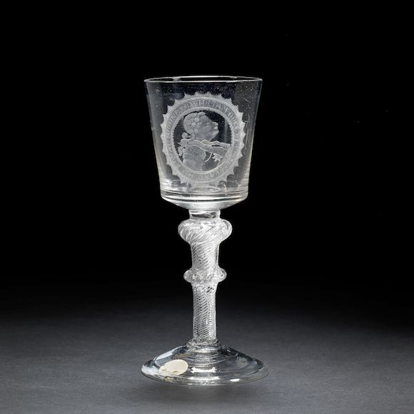 Bonhams : An important engraved Duke of Cumberland airtwist portrait ...