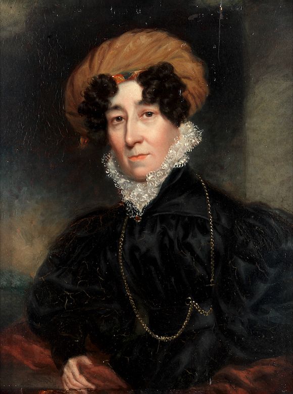 Bonhams : Attributed to John Linnell (British, 1792-1882) Portrait of ...