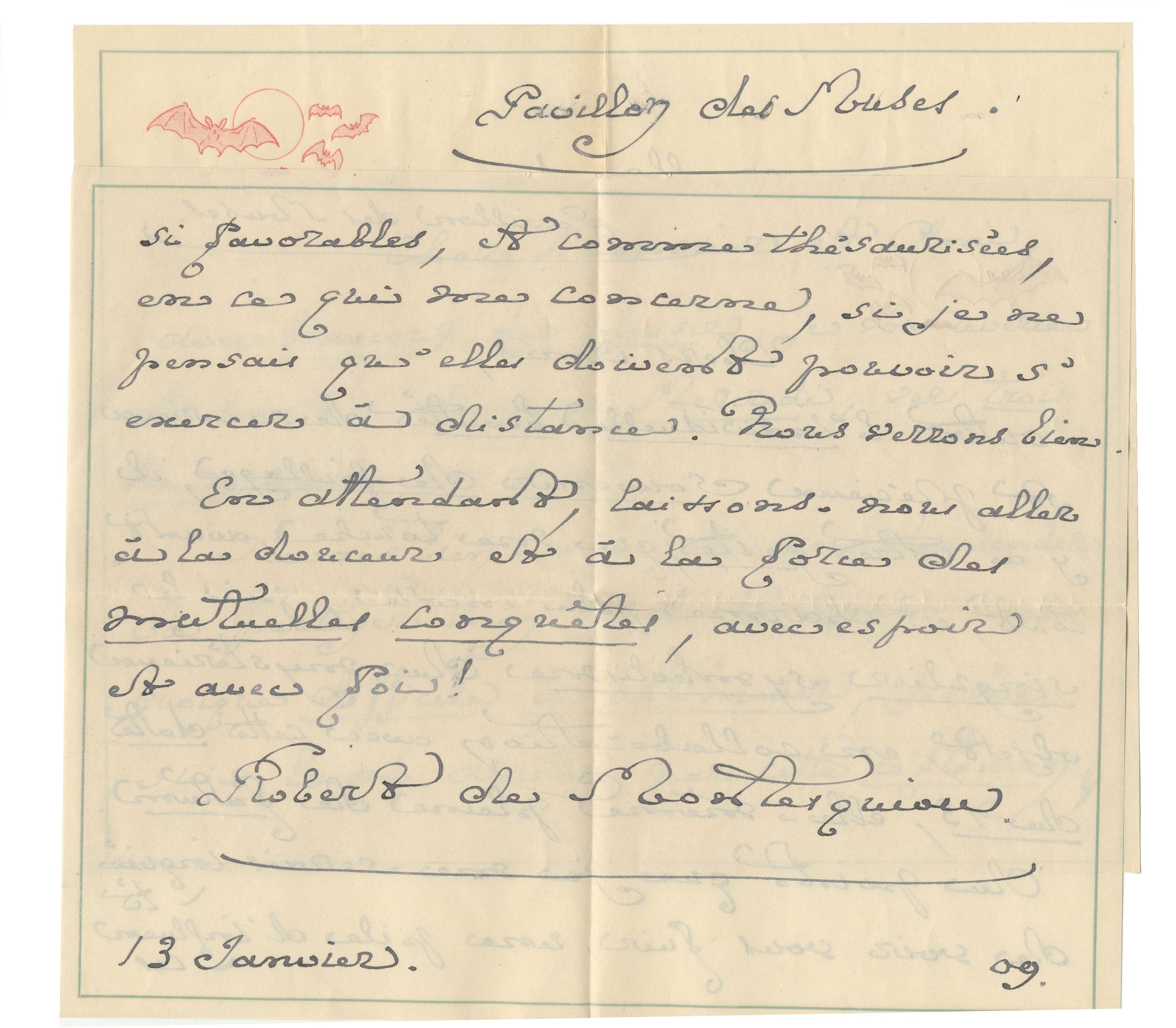 Bonhams : MONTESQUIOU (ROBERT DE) Series of autograph letters, notes ...