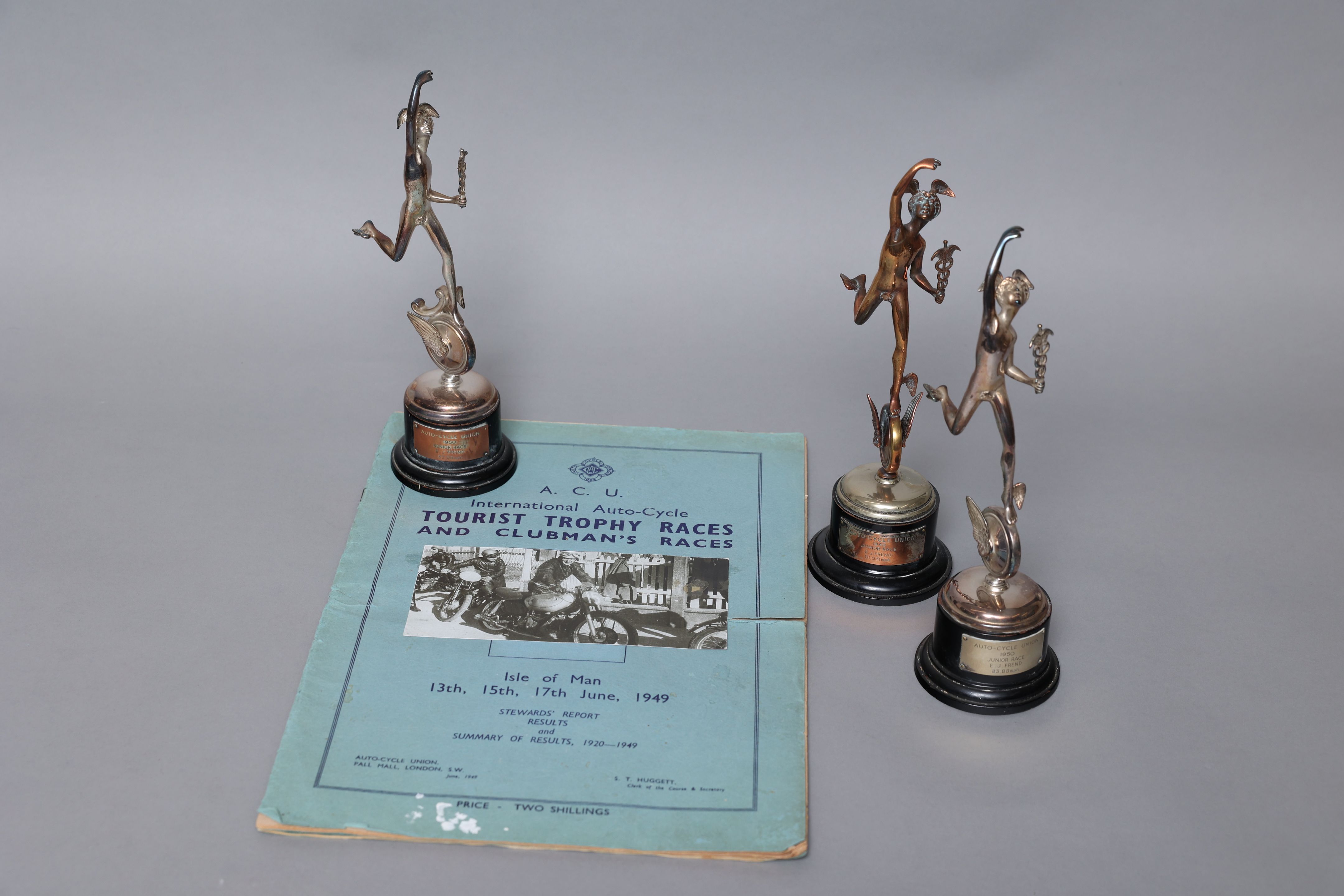 Bonhams Cars : Ex-Ted Frend, Three Isle of Man TT Replica Trophies ...