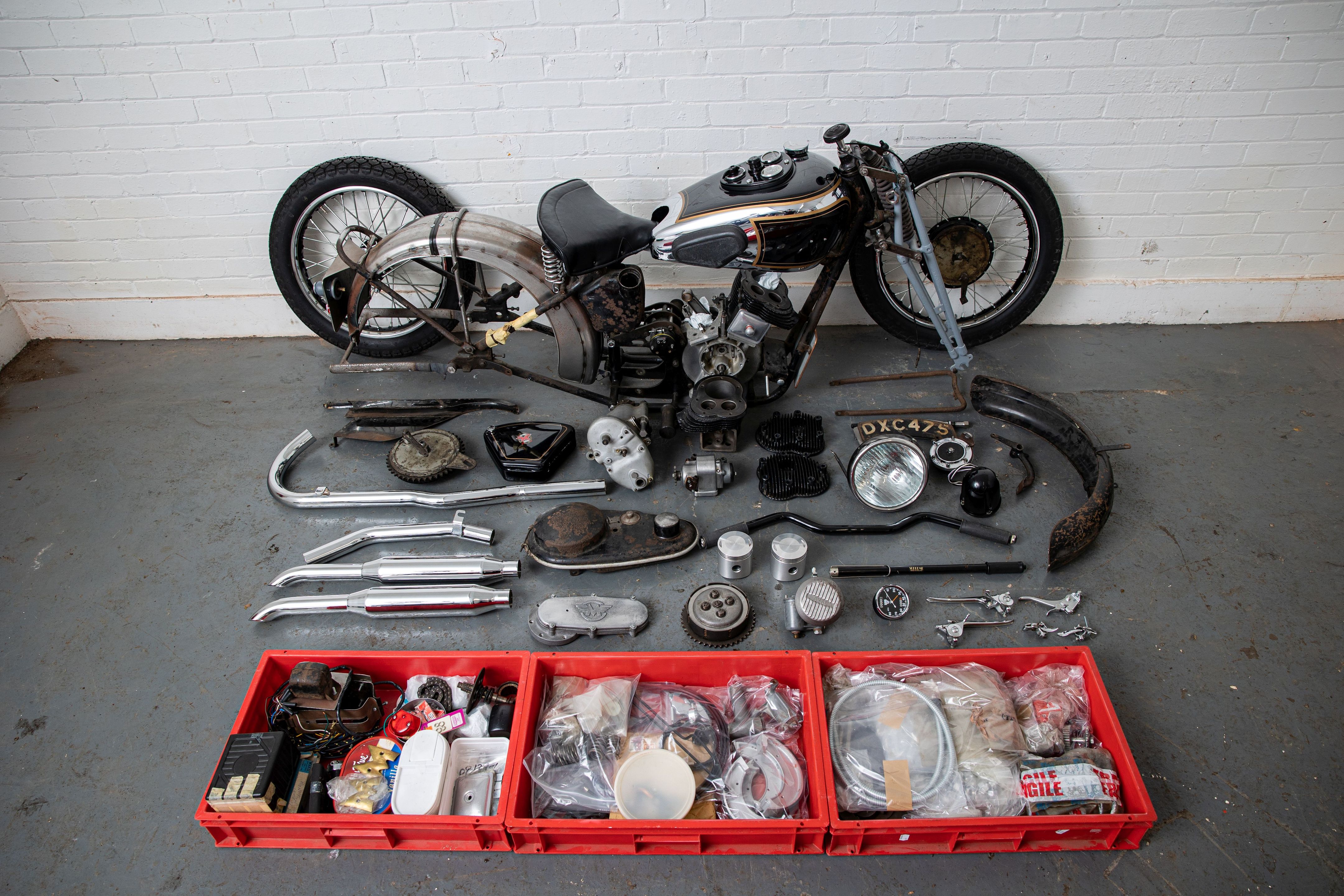Bonhams Cars : Property of a deceased's estate, 1937 Matchless 982cc ...