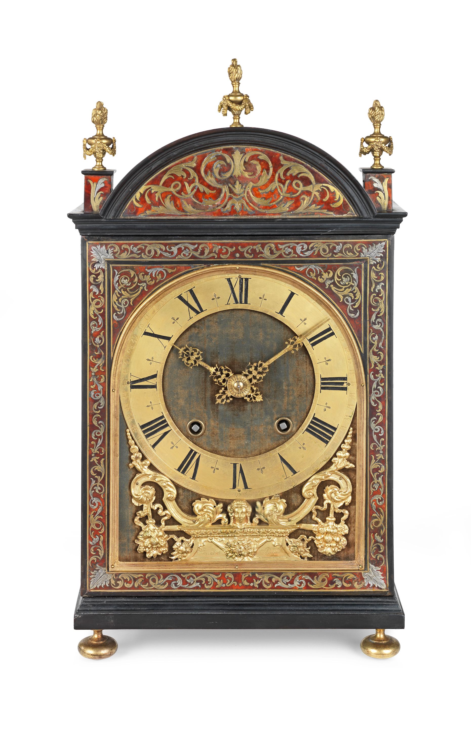 Bonhams : A rare late 17th century French brass- and pewter-inlaid ...