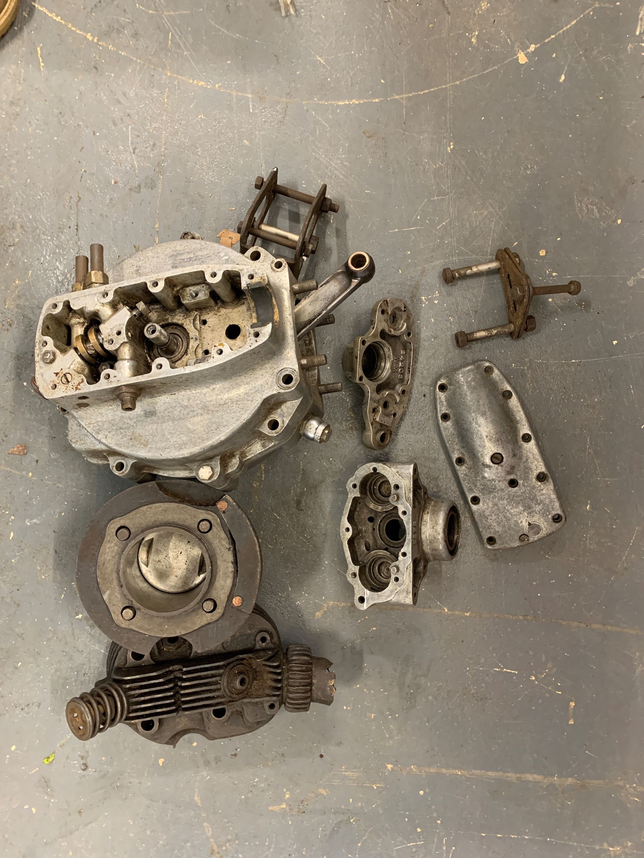 Bonhams Cars : A dismantled c.1929 Norton CS1 Racing Engine