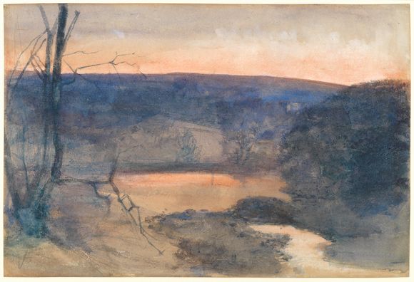 Bonhams : John William Inchbold (British, 1830-1888) Bolton from nature