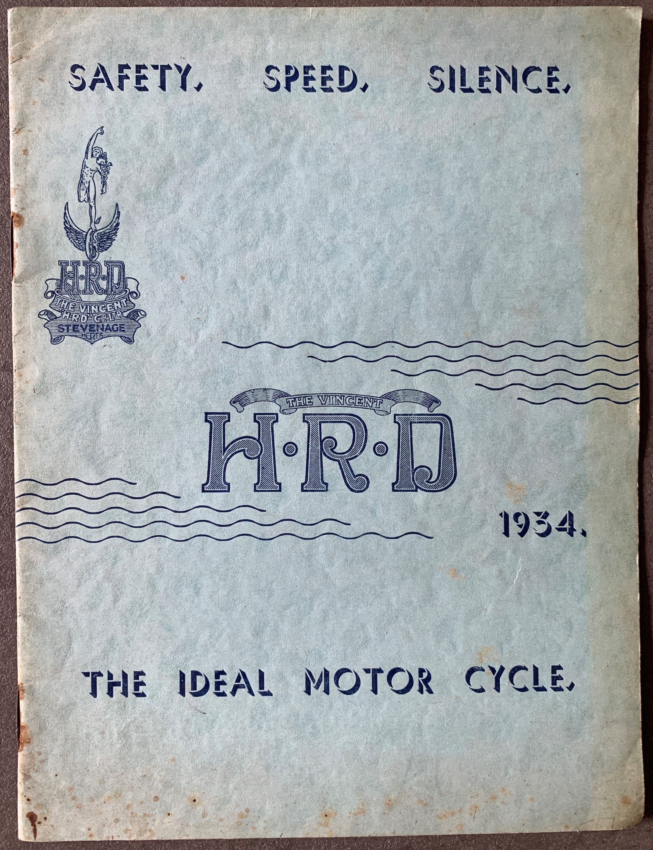 Bonhams Cars : A rare 1934 Vincent-HRD sales brochure