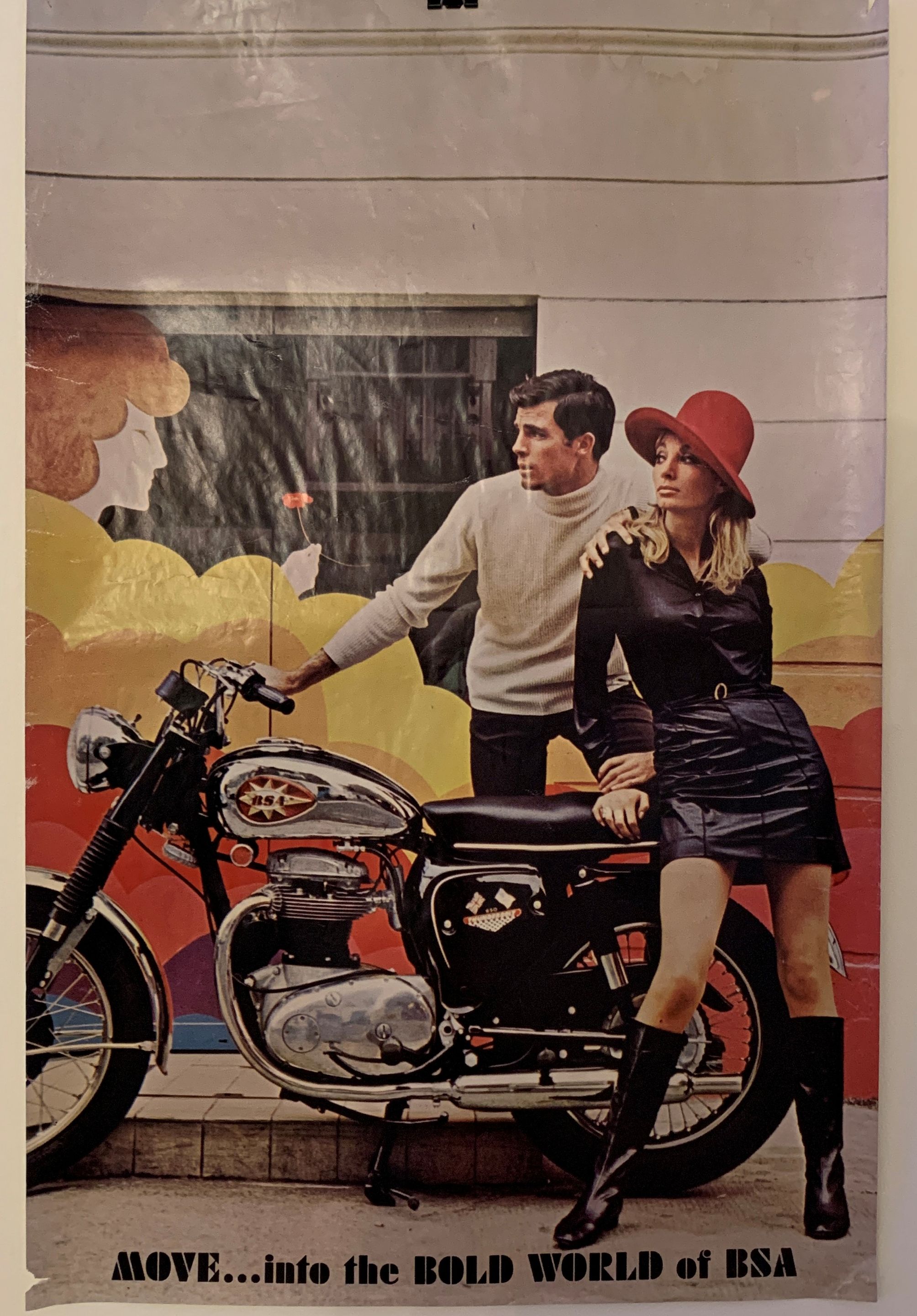 Bonhams Cars : A rare and original BSA advertising poster