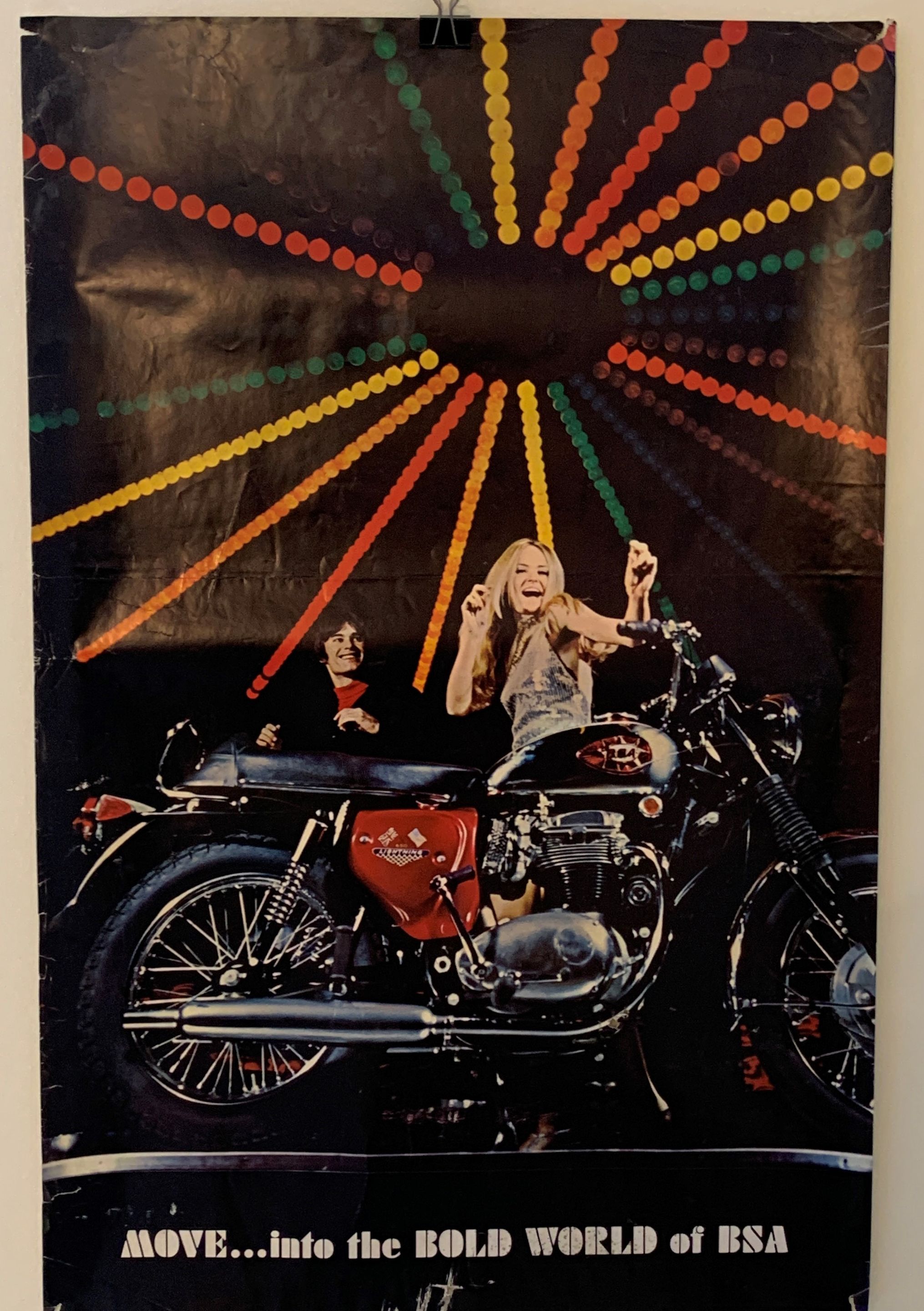 Bonhams Cars : A rare and original BSA advertising poster