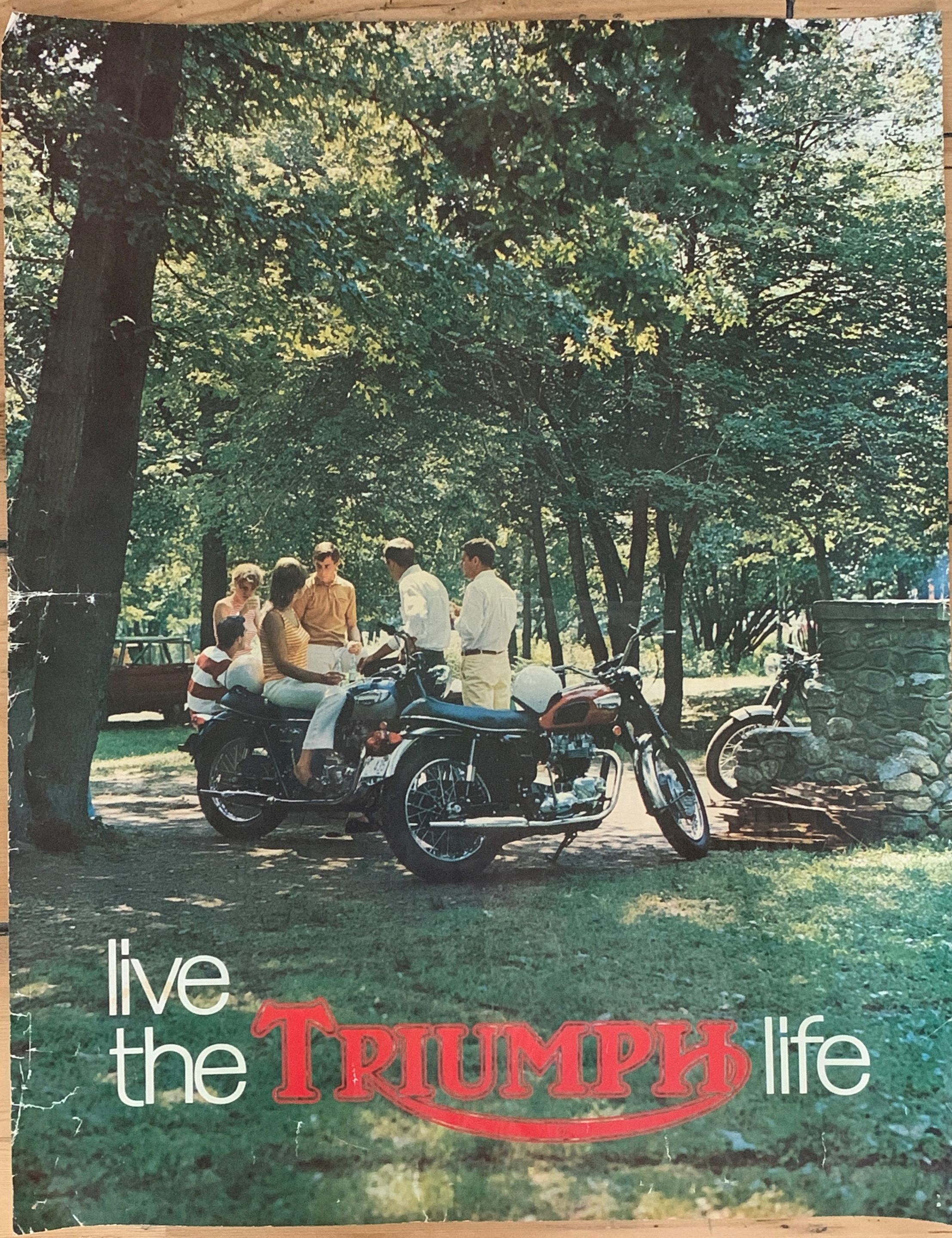 Bonhams Cars : A rare and original Triumph poster