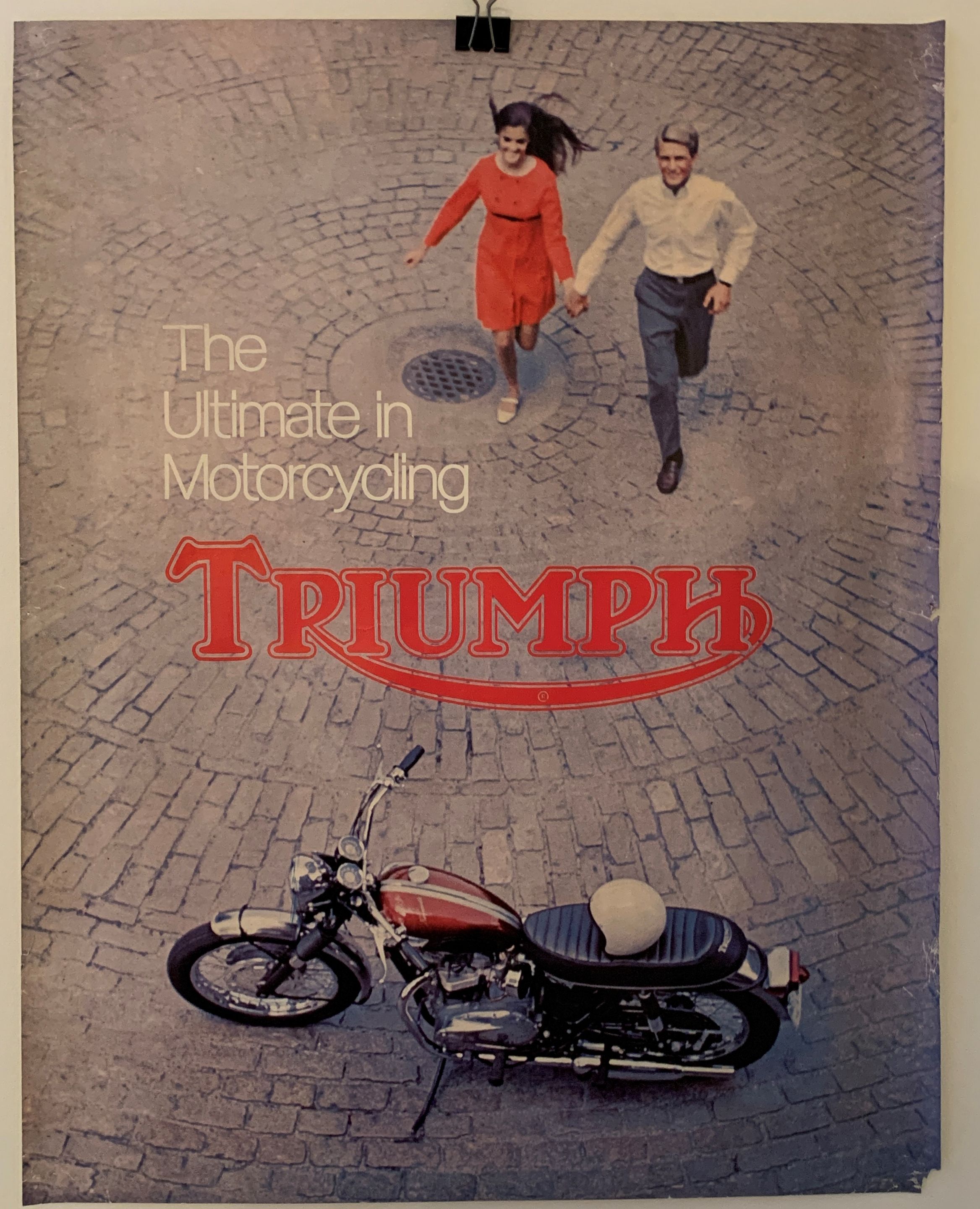 Bonhams Cars : A rare and original Triumph poster