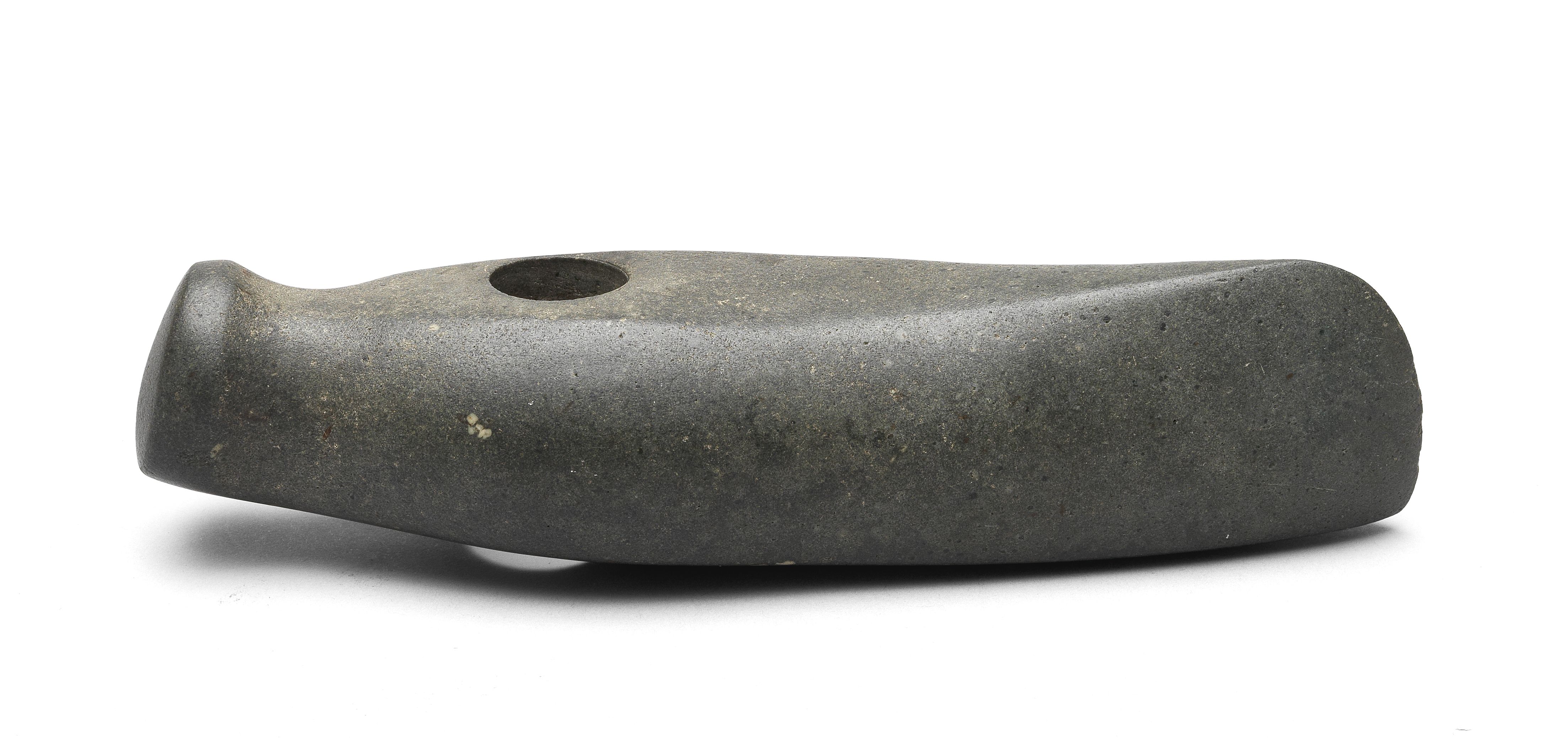 Bonhams : A Nordic basalt battle axe