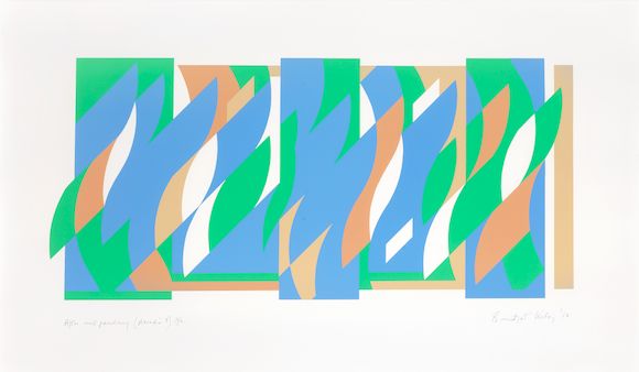 Bonhams : BRIDGET RILEY (BORN 1931) After Wall Painting (Arcadia 3 ...
