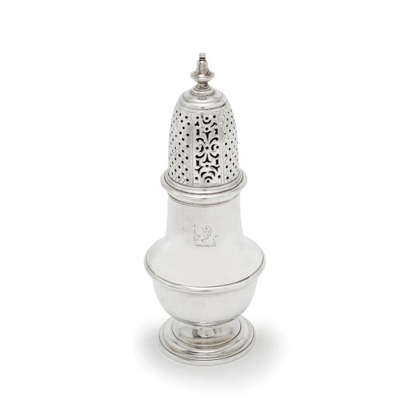 Bonhams : An 18th century Irish silver caster maker's mark for Philip ...