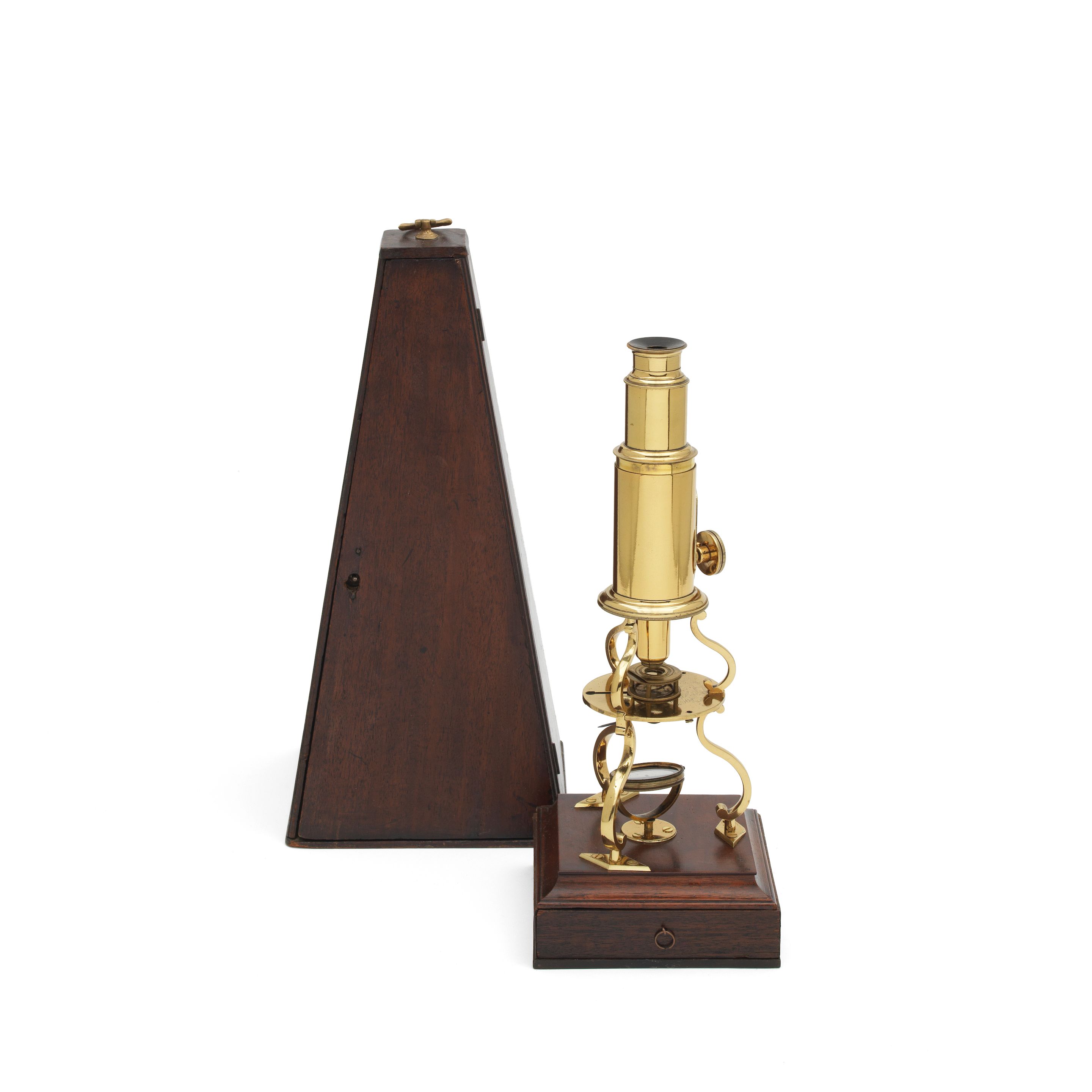 Bonhams : A William Harris Culpeper-type Compound Monocular Microscope ...