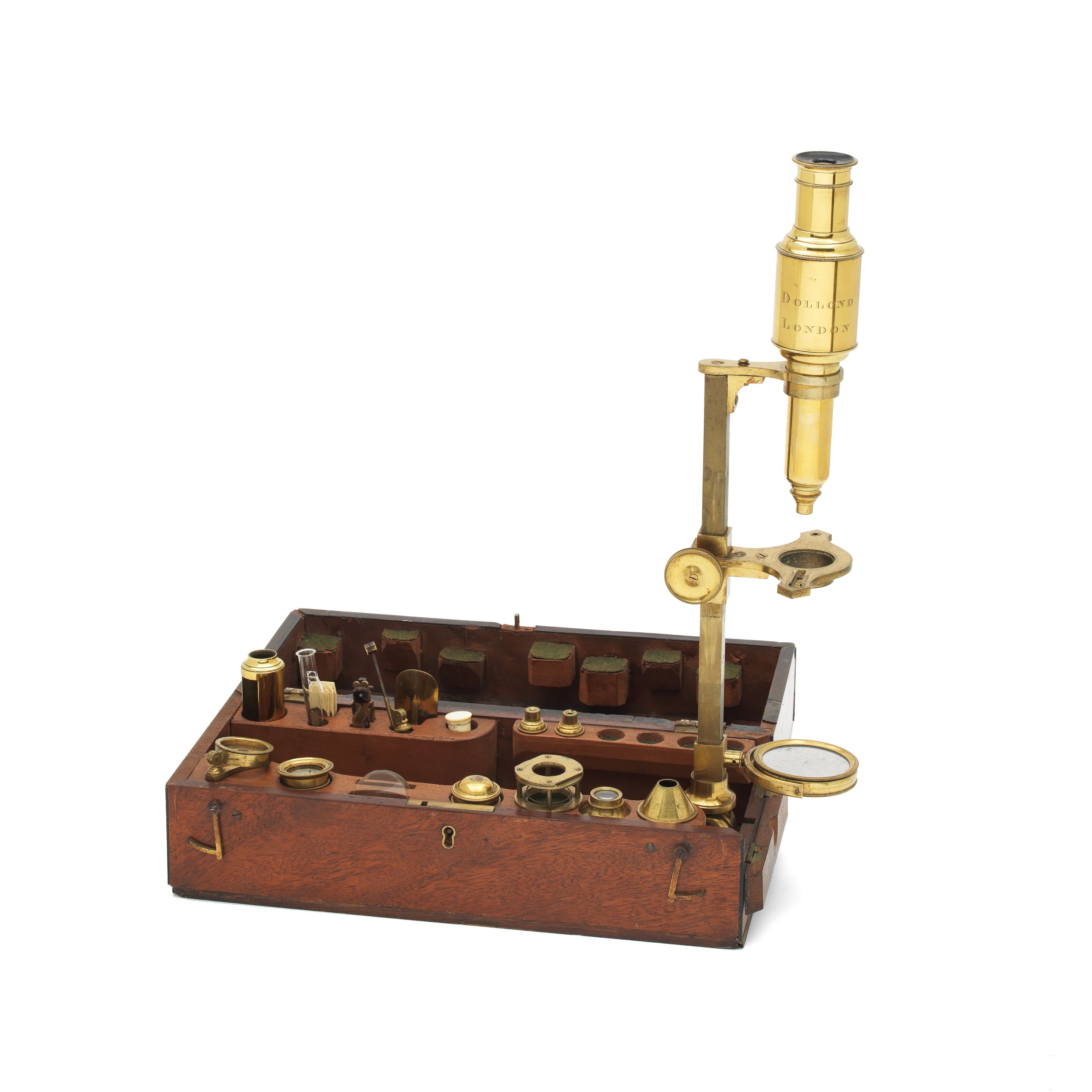 Bonhams : A Compound Monocular Chest Microscope, English, Late 18th ...